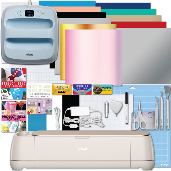Cricut Maker 4 Cutting Machine with EasyPress 3 Heat Press and ...