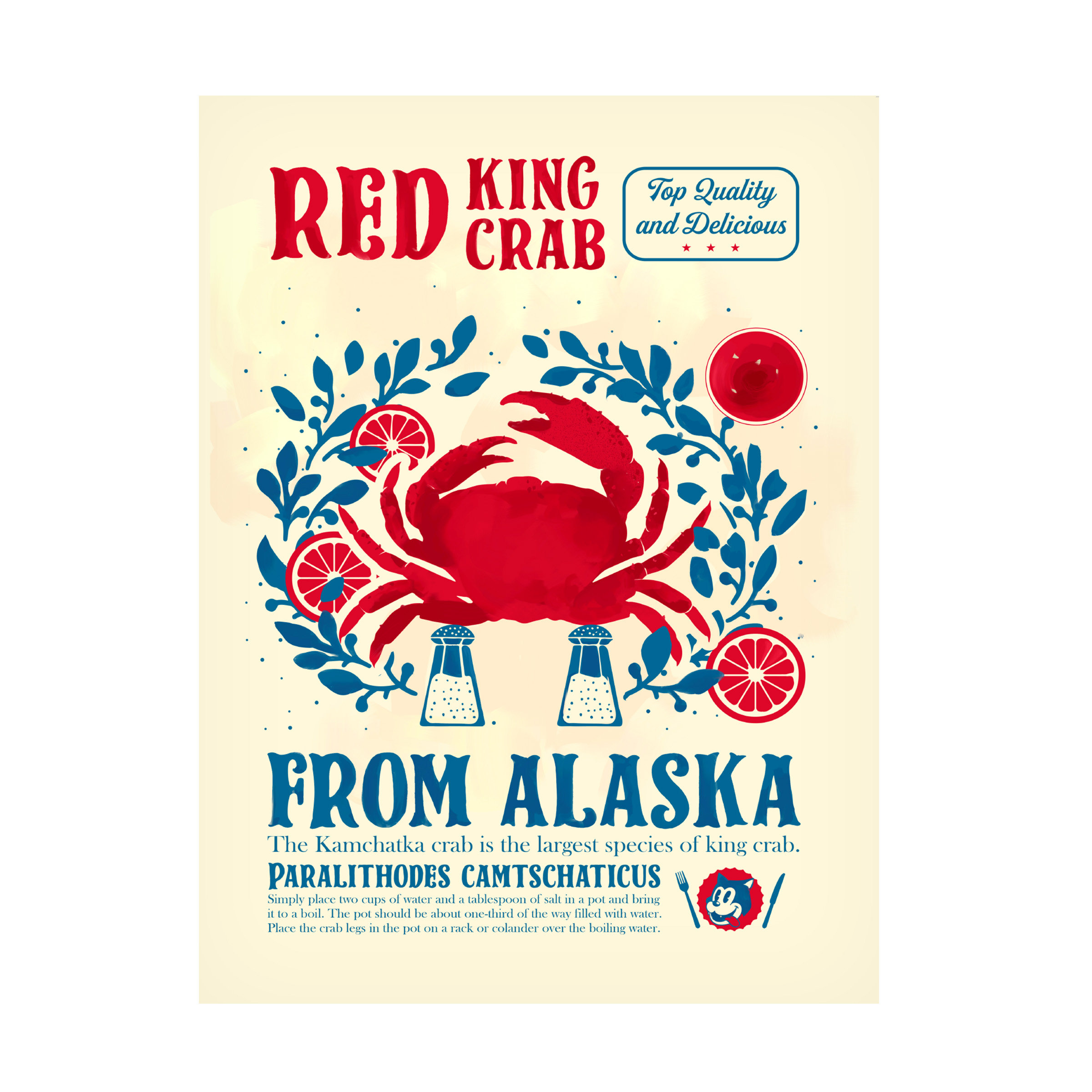 Trademark Fine Art Modern & Contemporary Crab Kitchen Print On Canvas ...