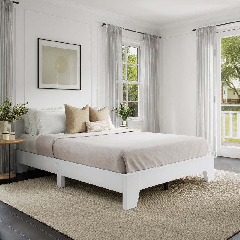 simple bed frame no headboard