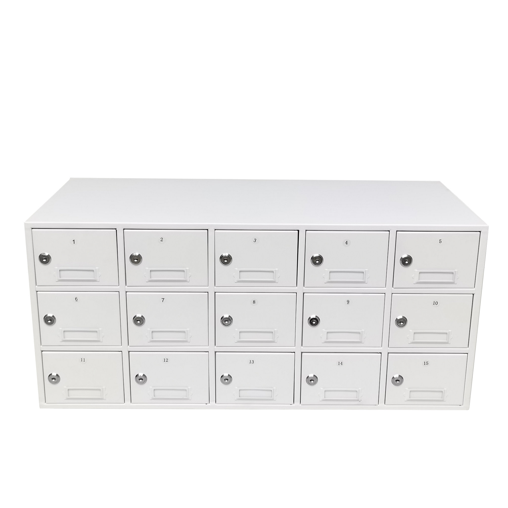 FixtureDisplays Metal 3 - Tier 31.5'' Cell Phone Locker with Key | Wayfair