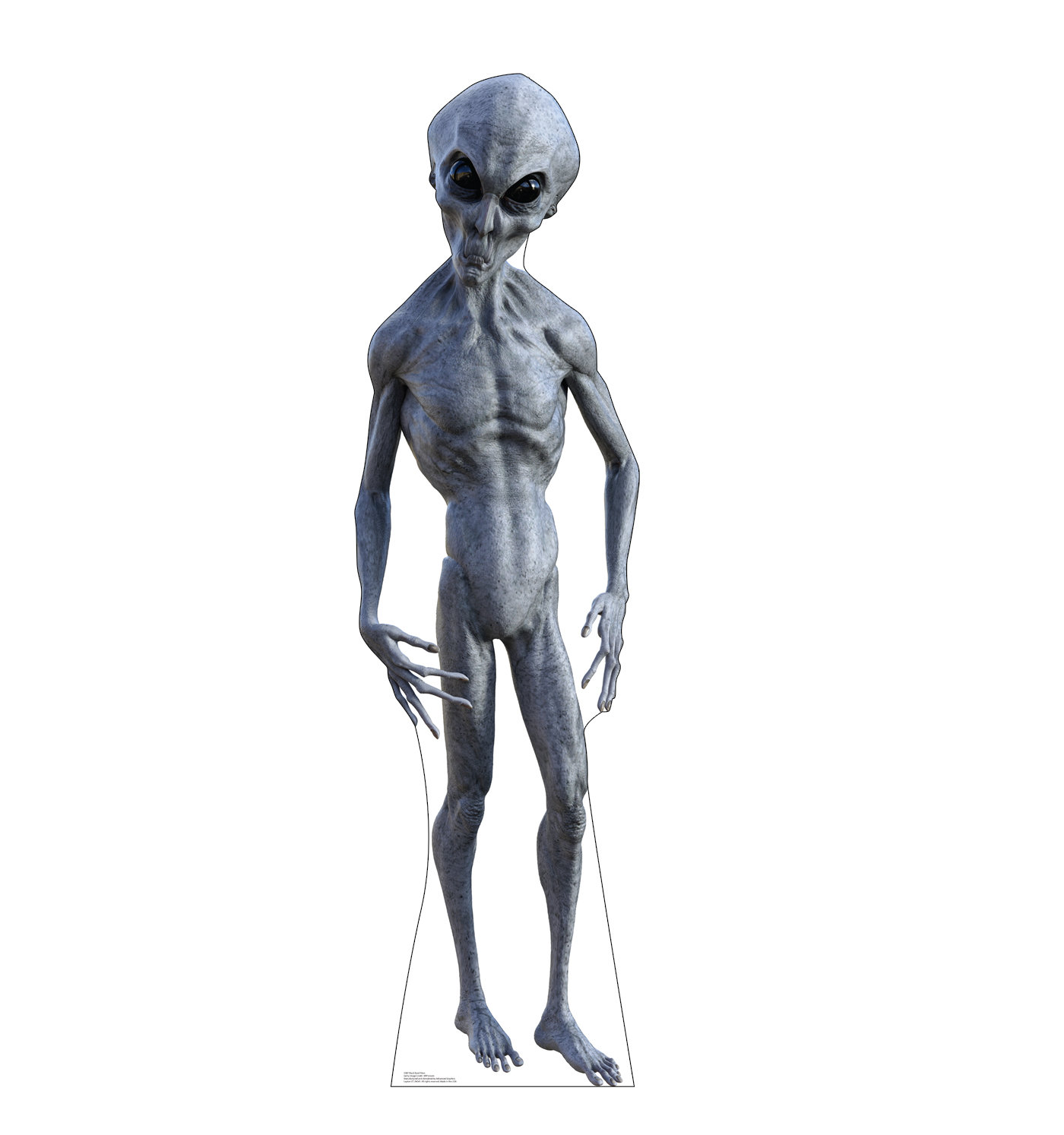 Advanced Graphics Black Eyed Alien Cardboard Cutout | Wayfair