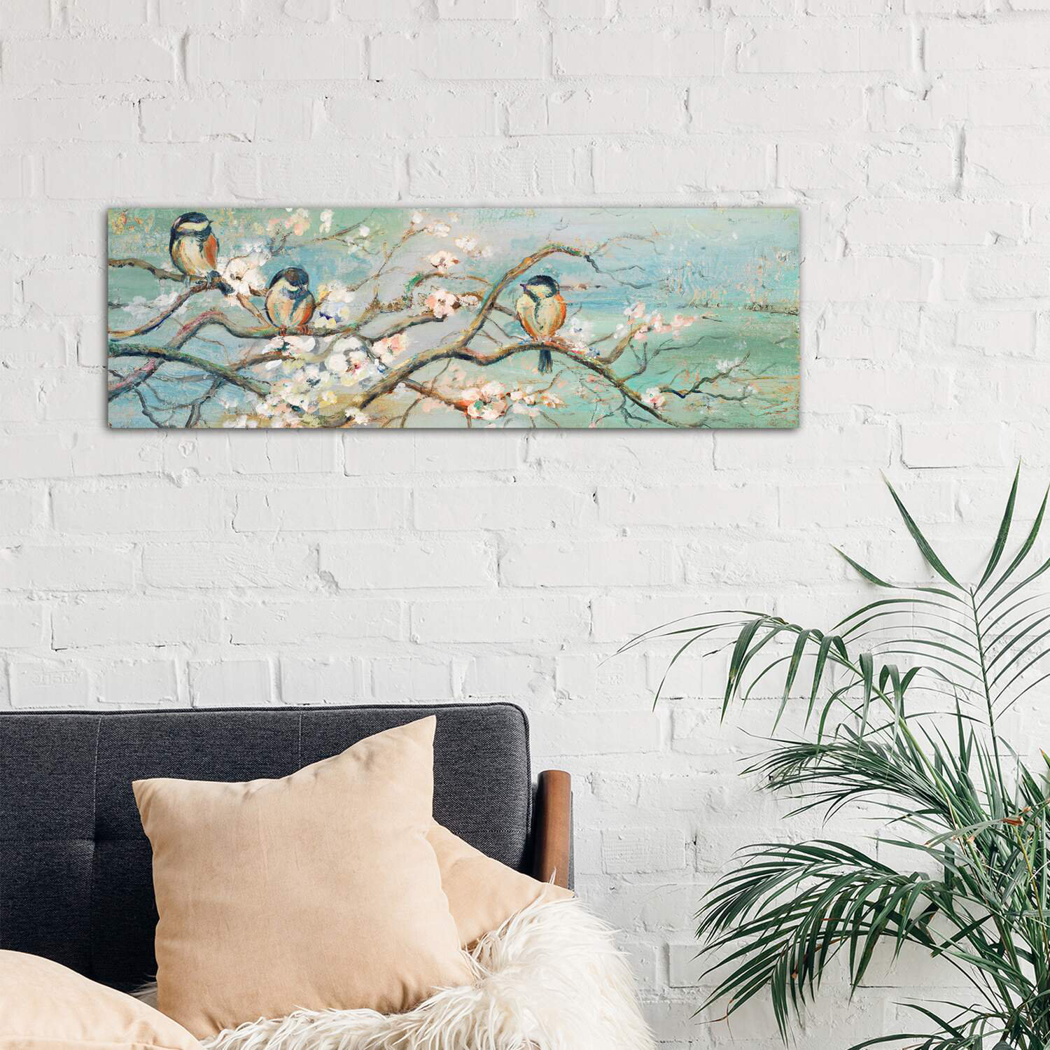 East Urban Home Spring Branch with Birds by Patricia Pinto - Graphic ...