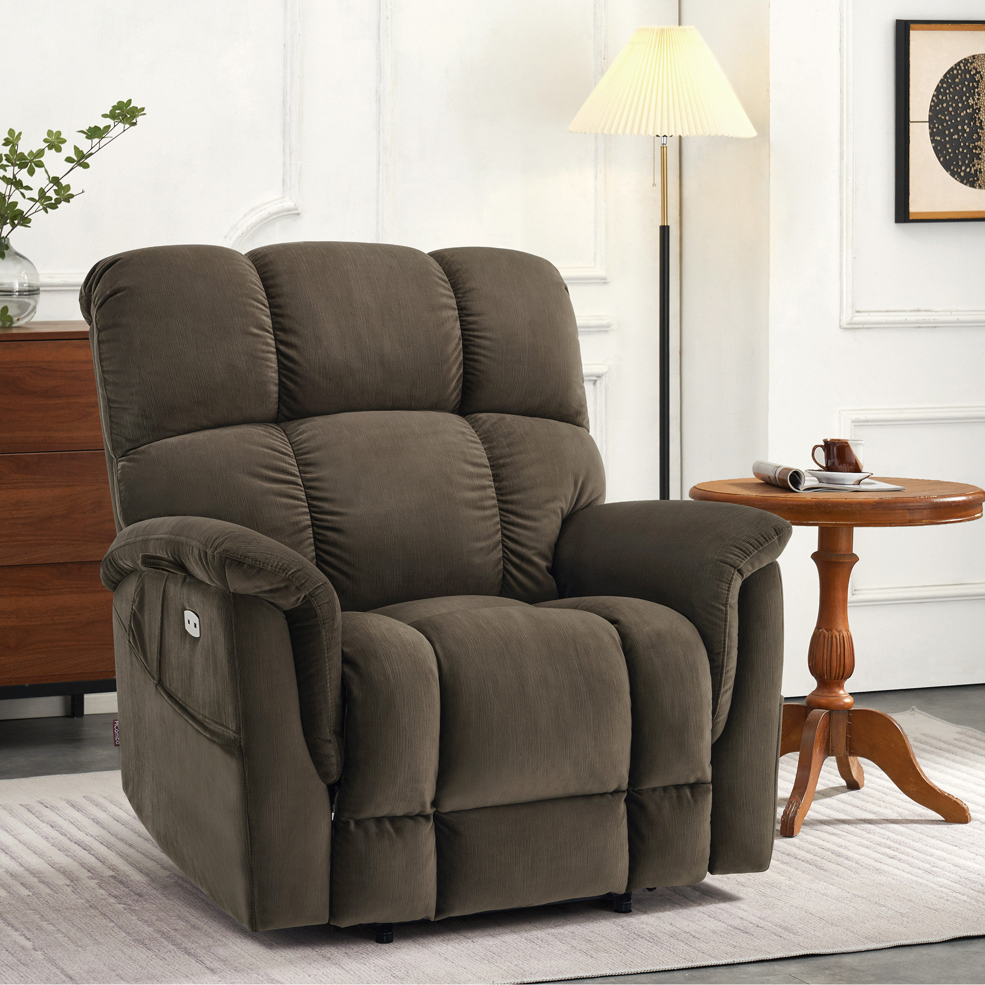 Latitude Run® Large-Wide Power Recliner Lift Chair with Massage and ...