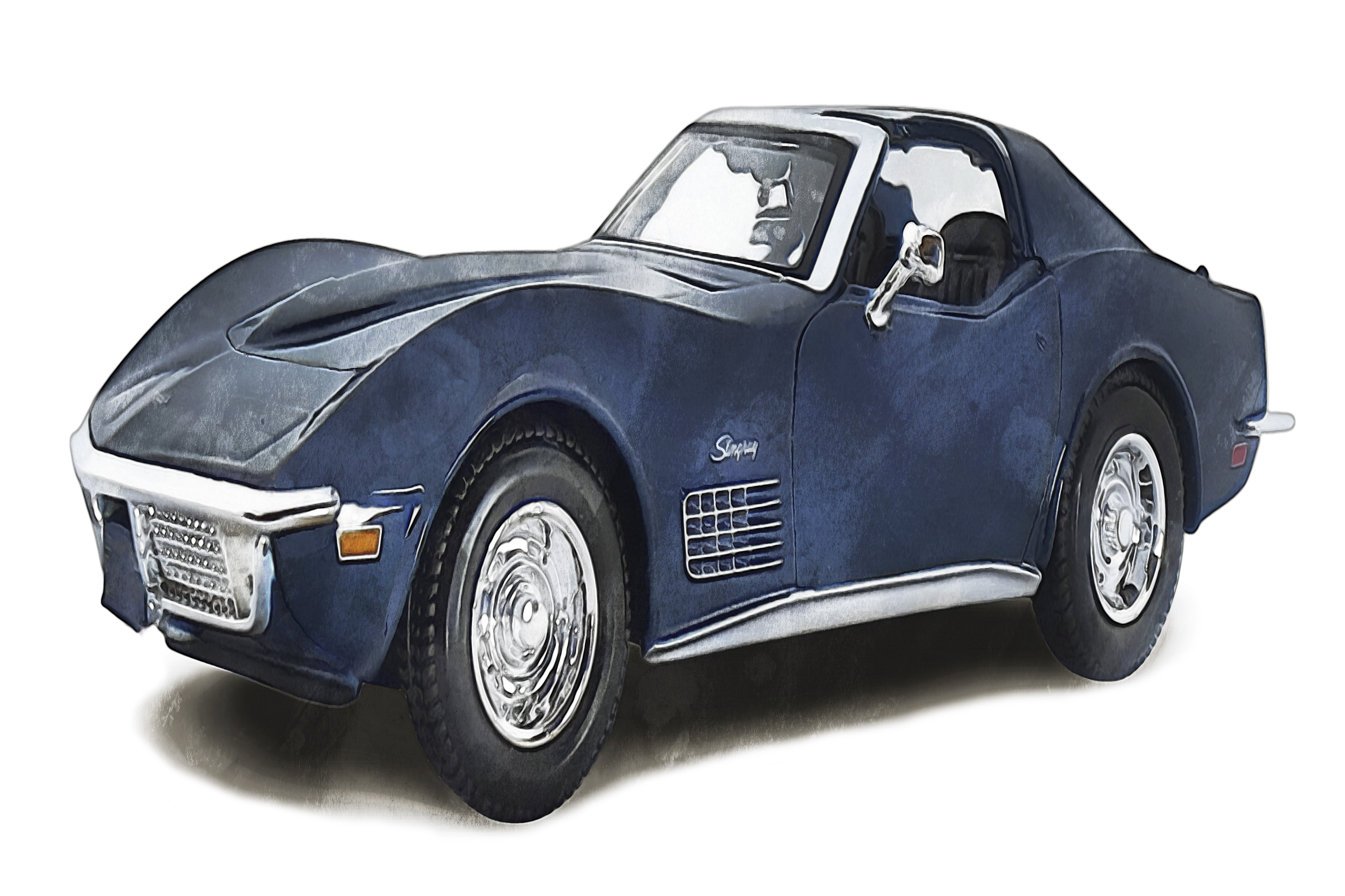 17 Stories Jobe Classic Car II by Alonzo Saunders | Wayfair