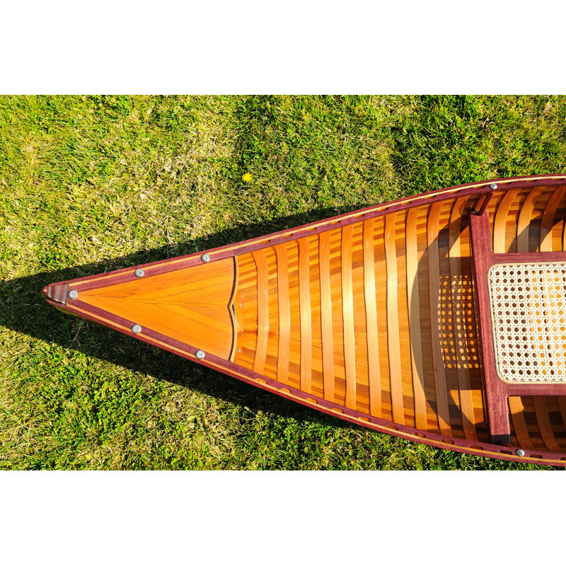 Old Modern Handicrafts 6 Ft Wooden Display-Only Canoe With Ribs | Wayfair