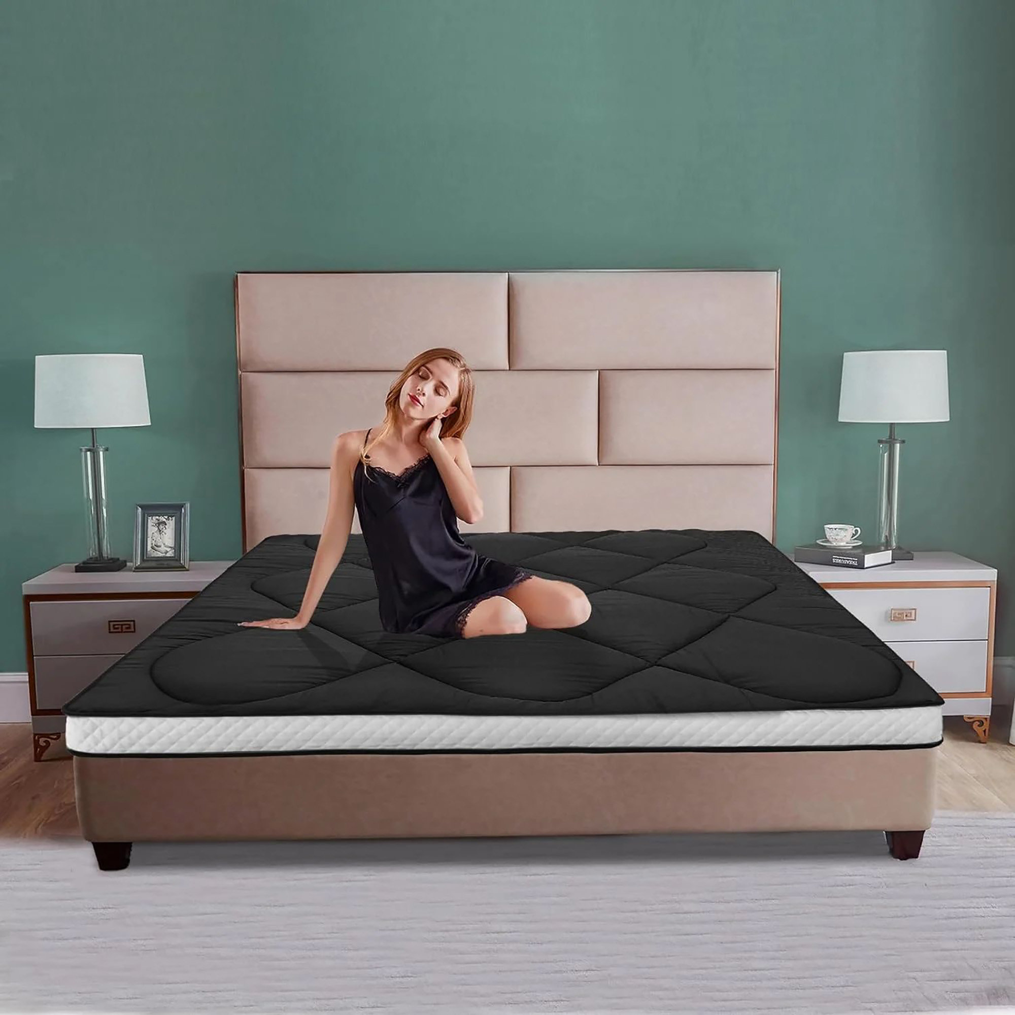 JTANGL Japanese Futon Floor Mattress, Twin/Full/Queen Size, Floor ...