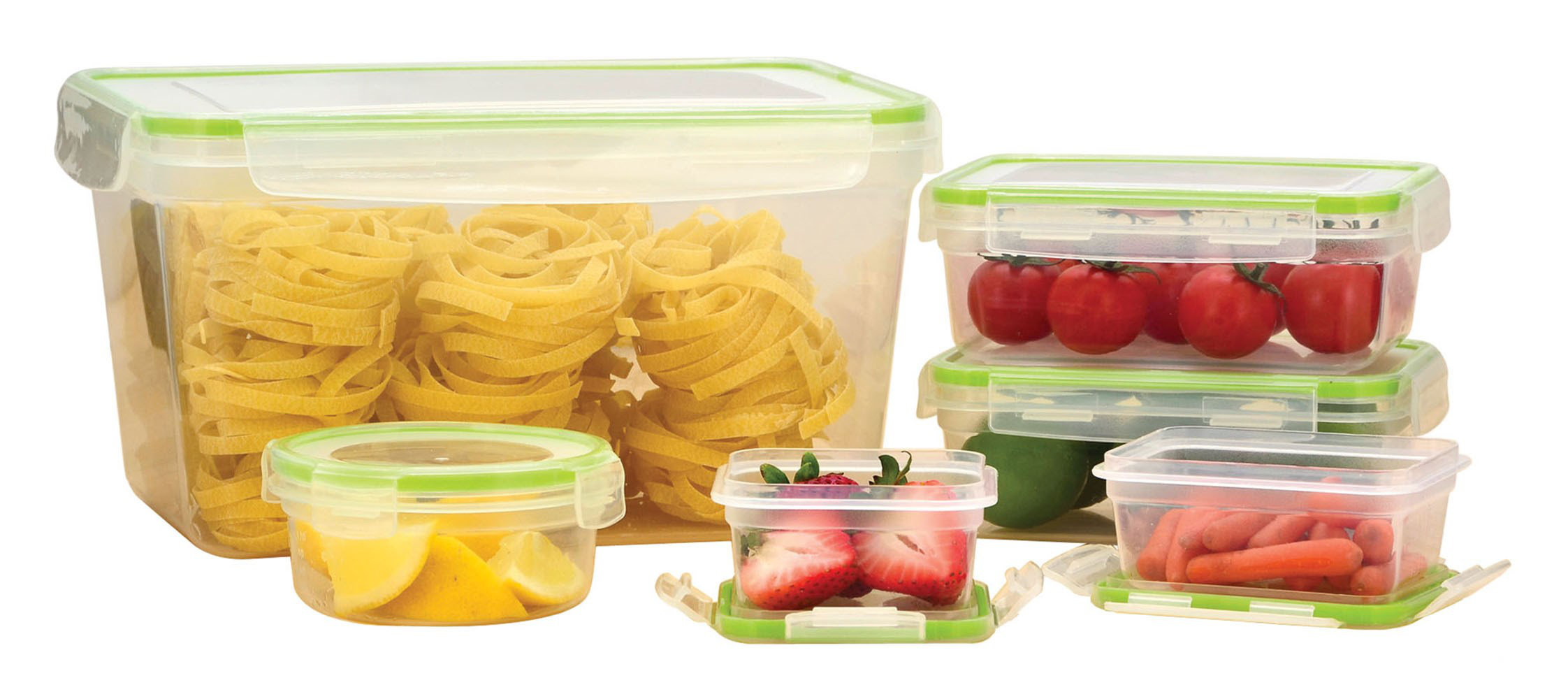 Rebrilliant Evans Click and Lock 12 Container Food Storage Set | Wayfair