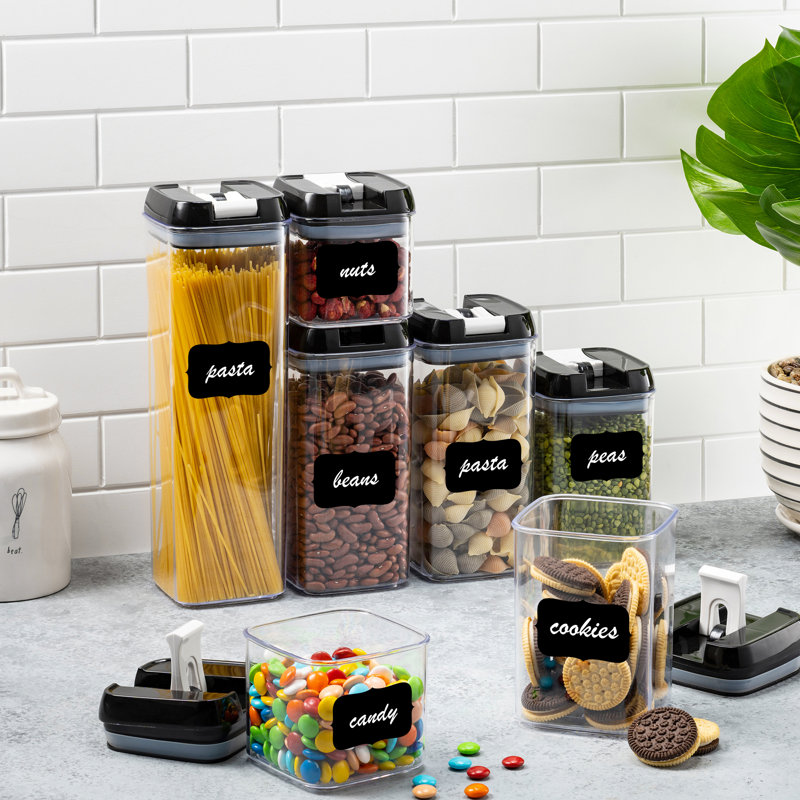 Prep & Savour Airtight 7 Piece Kitchen Canister Set & Reviews | Wayfair