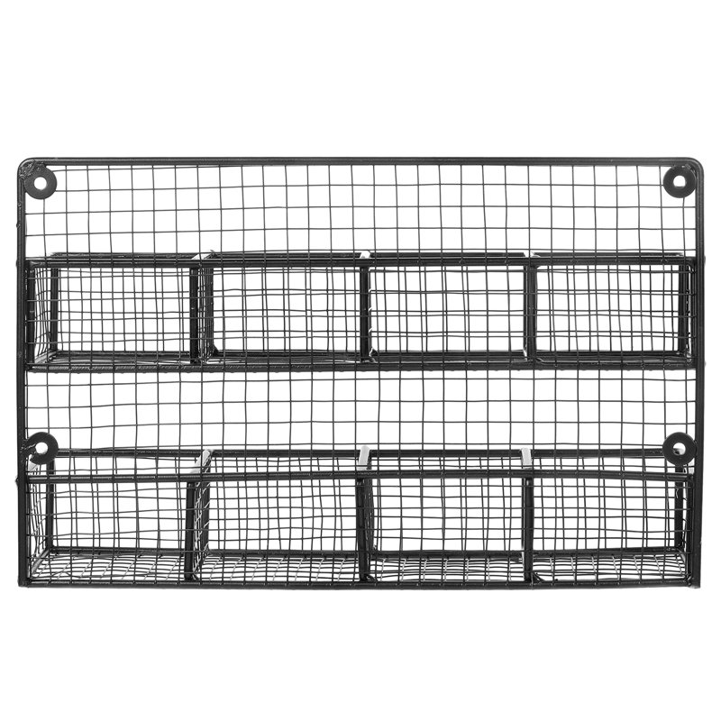 MyGift Black Metal Tea Bag Organizer & Reviews | Wayfair