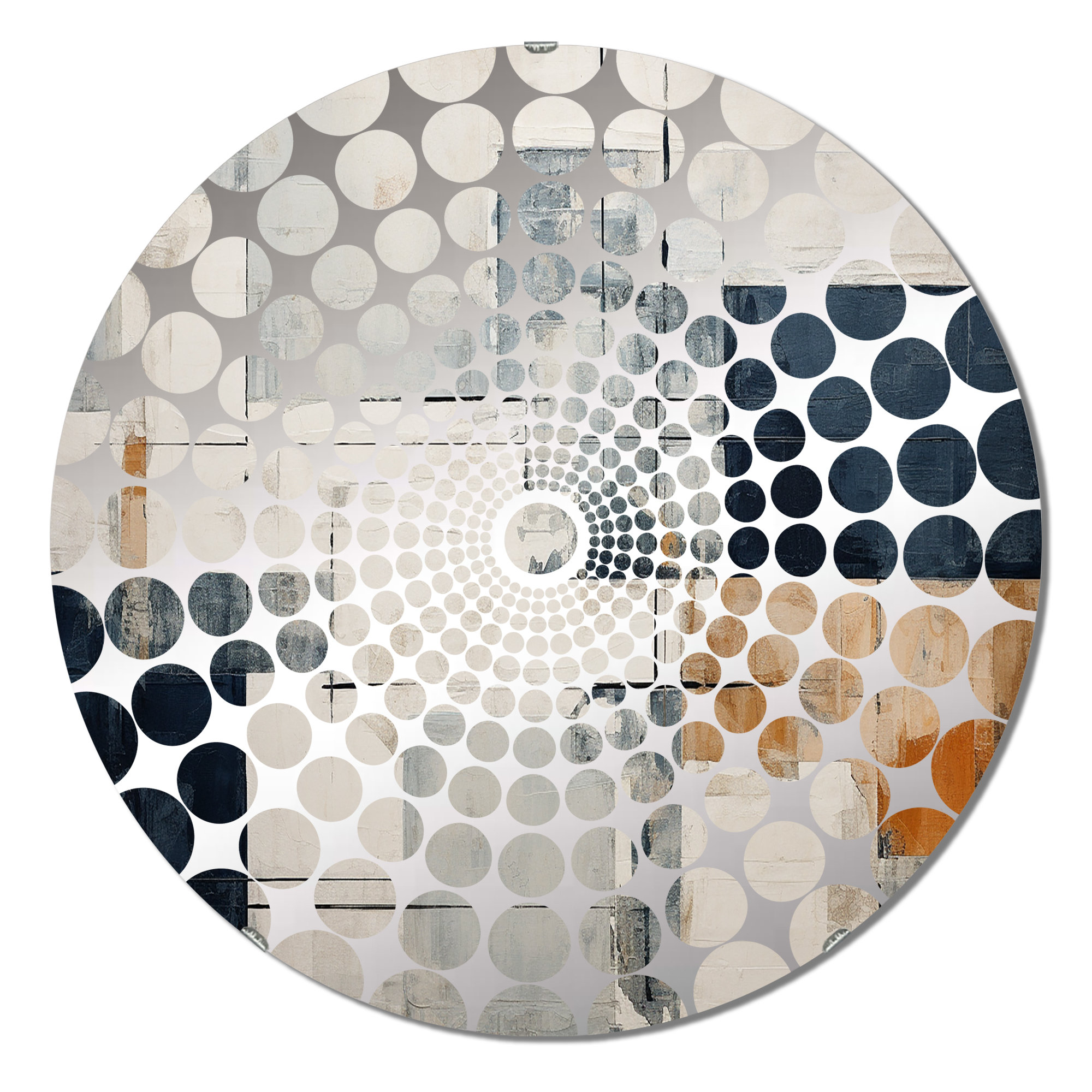 East Urban Home Godetia - Concentric Circles Decorative Mirror | Wayfair