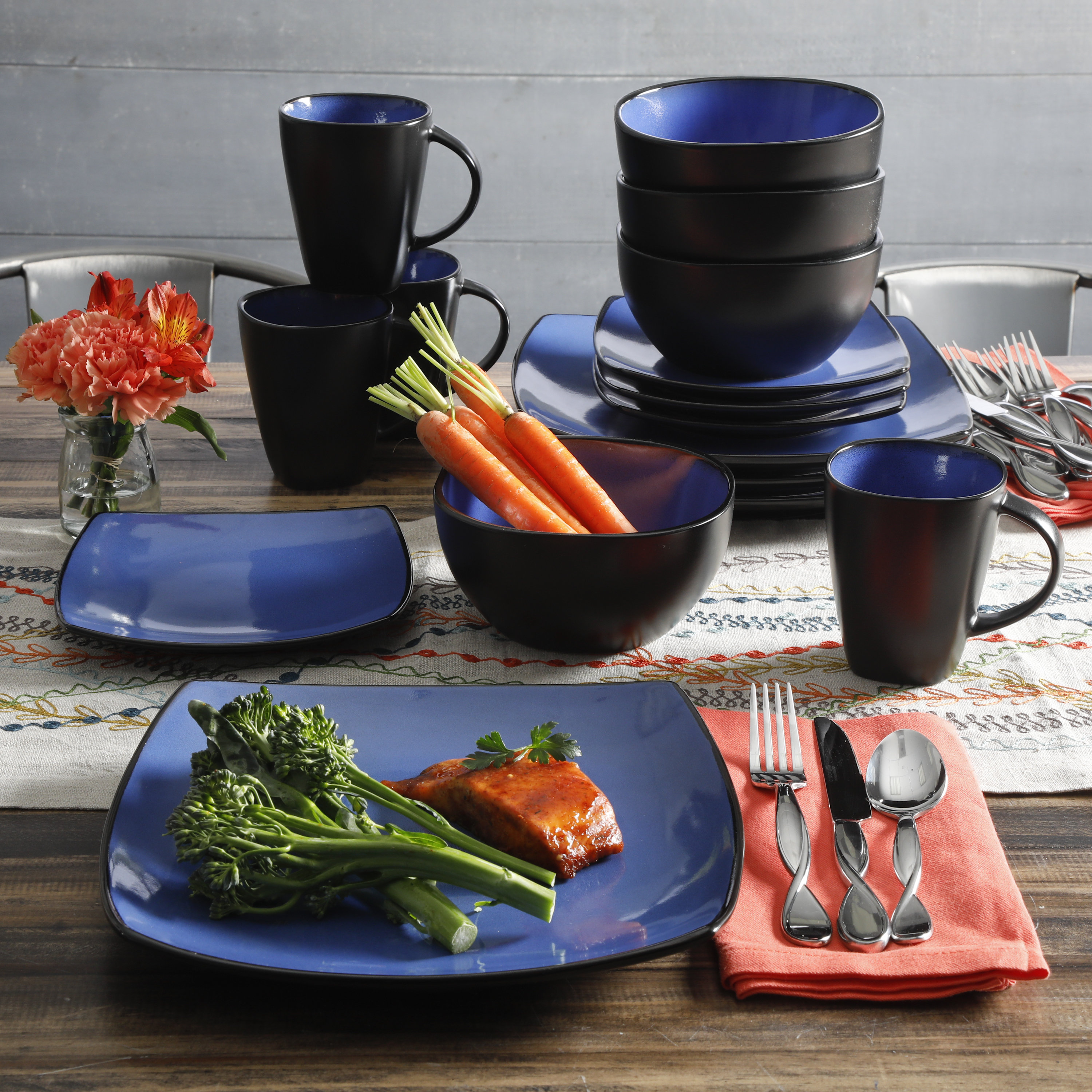 Gibson Soho Lounge 16 Piece Dinnerware Set & Reviews - Wayfair Canada