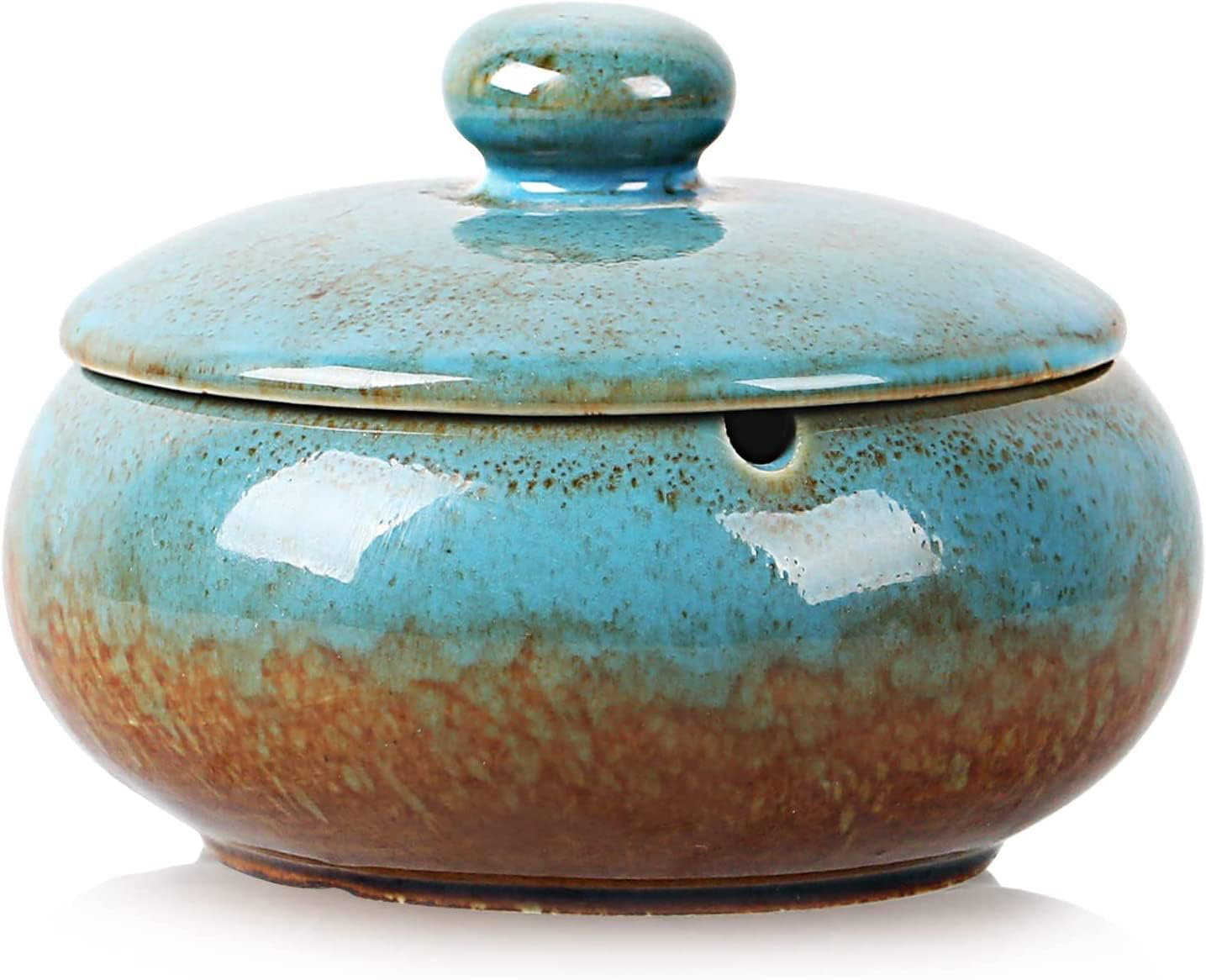 GLOBAL GIRLS LLC Ashtray, Outdoor Ash Tray For Patio With Lid ...