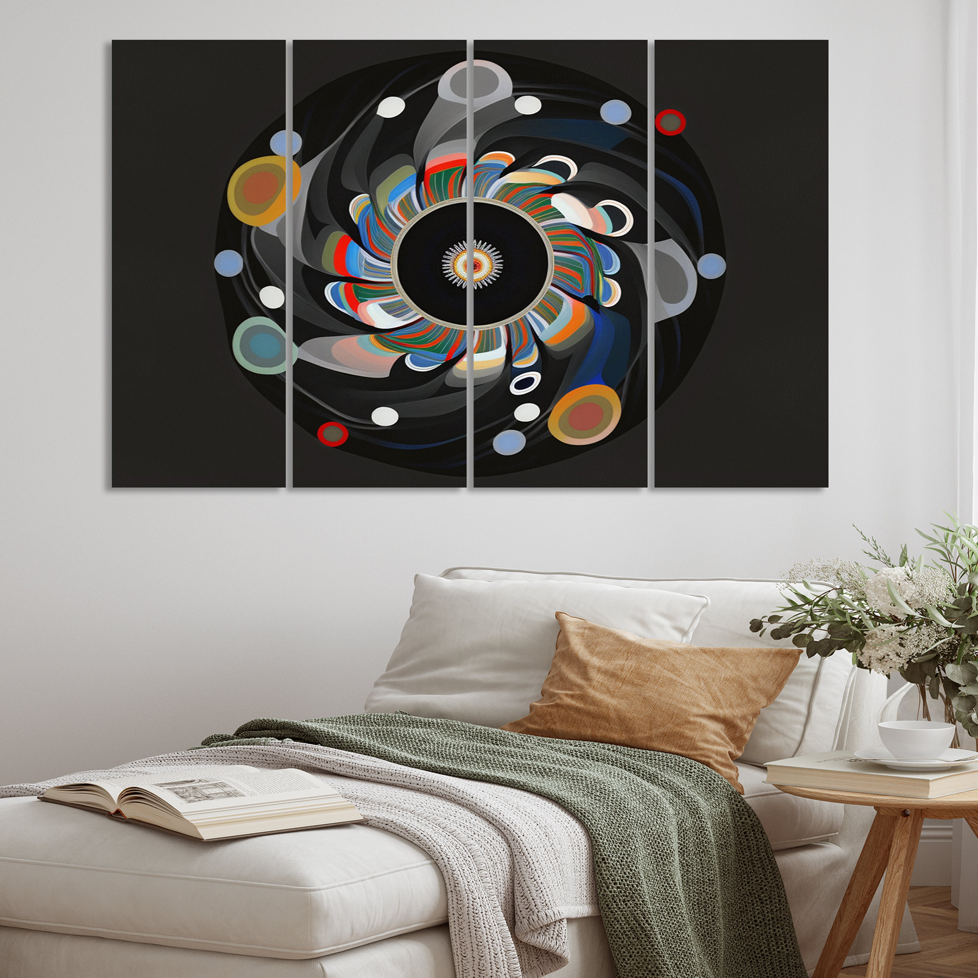 Design Art Mystic Wisdom Spiritual Abstract Geometrics VII On Canvas 4 ...