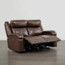 Latitude Run® 2-Piece Genuine Leather Power Reclining Living Room Set ...