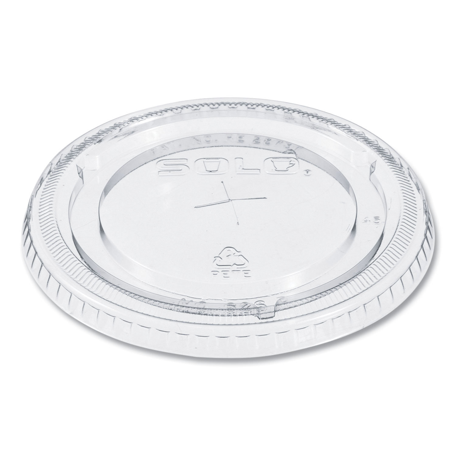 SOLO® SOLO PETE Flat Straw-Slot Cold Cup Lids, Fits 16 Oz To 24 Oz ...