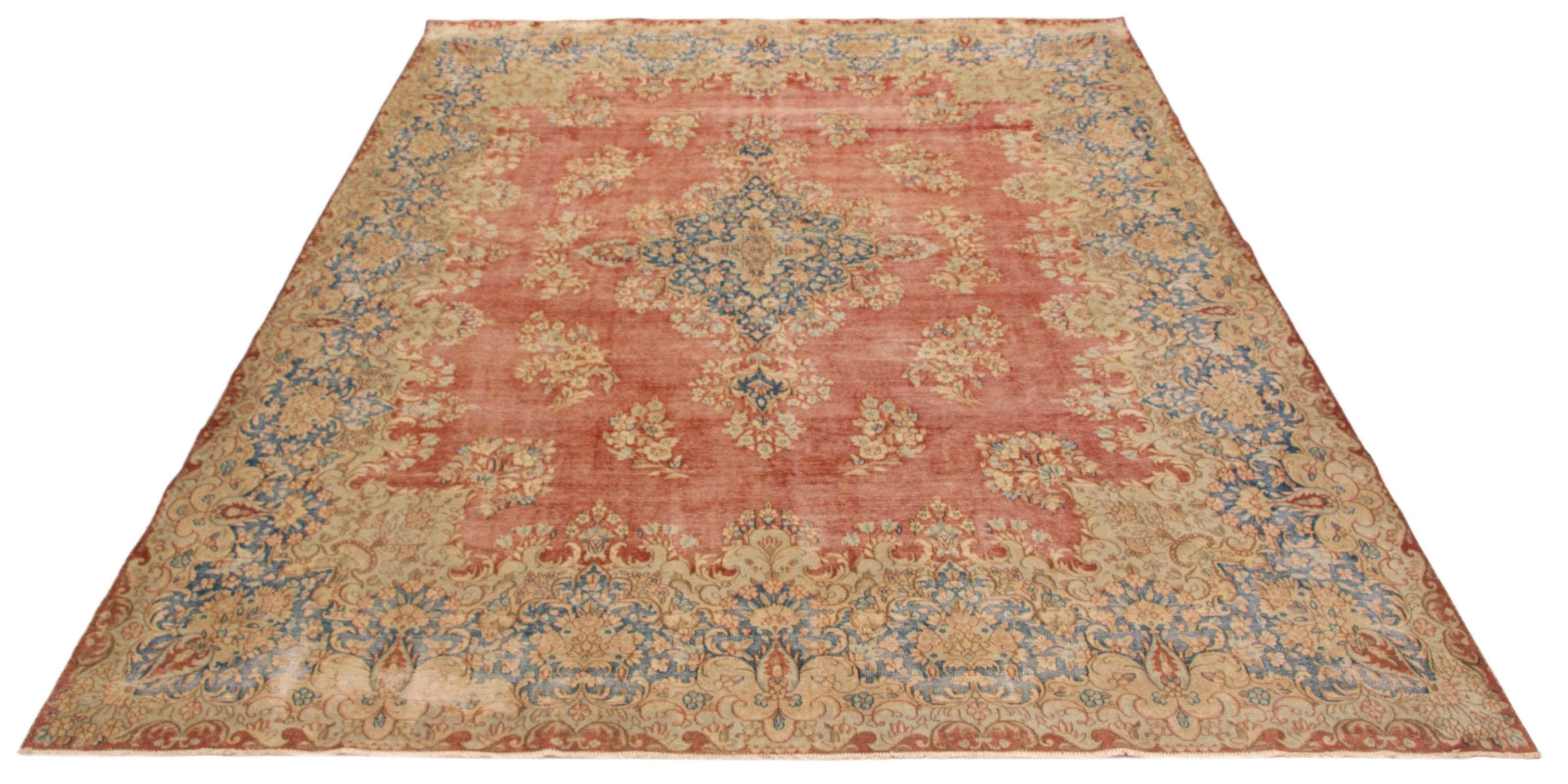Isabelline Antalya Vintage Dark Copper Rug 9'10" x 13'3" | Wayfair
