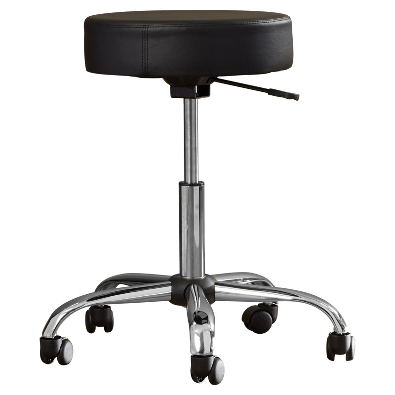 Latitude Run® Wilhelm Adjustable Height Lab Stool with Wheels & Reviews ...