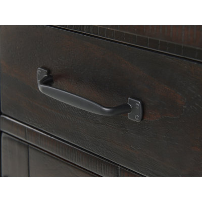 Gracie Oaks Jakendra Solid Wood End Table with Storage and Built-In ...