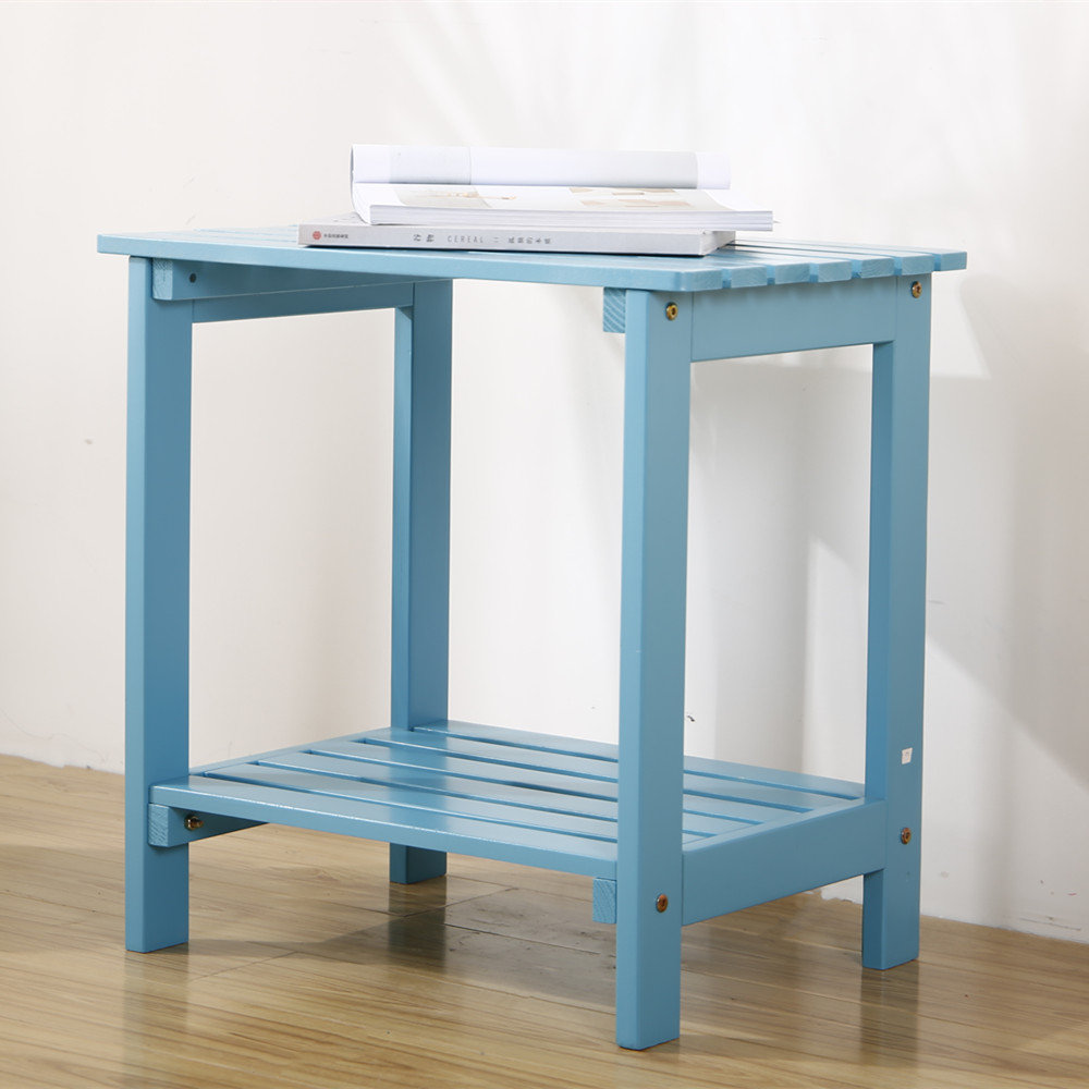 Rosecliff Heights Rothesay Outdoor Porch Wooden Side Table Inside End ...