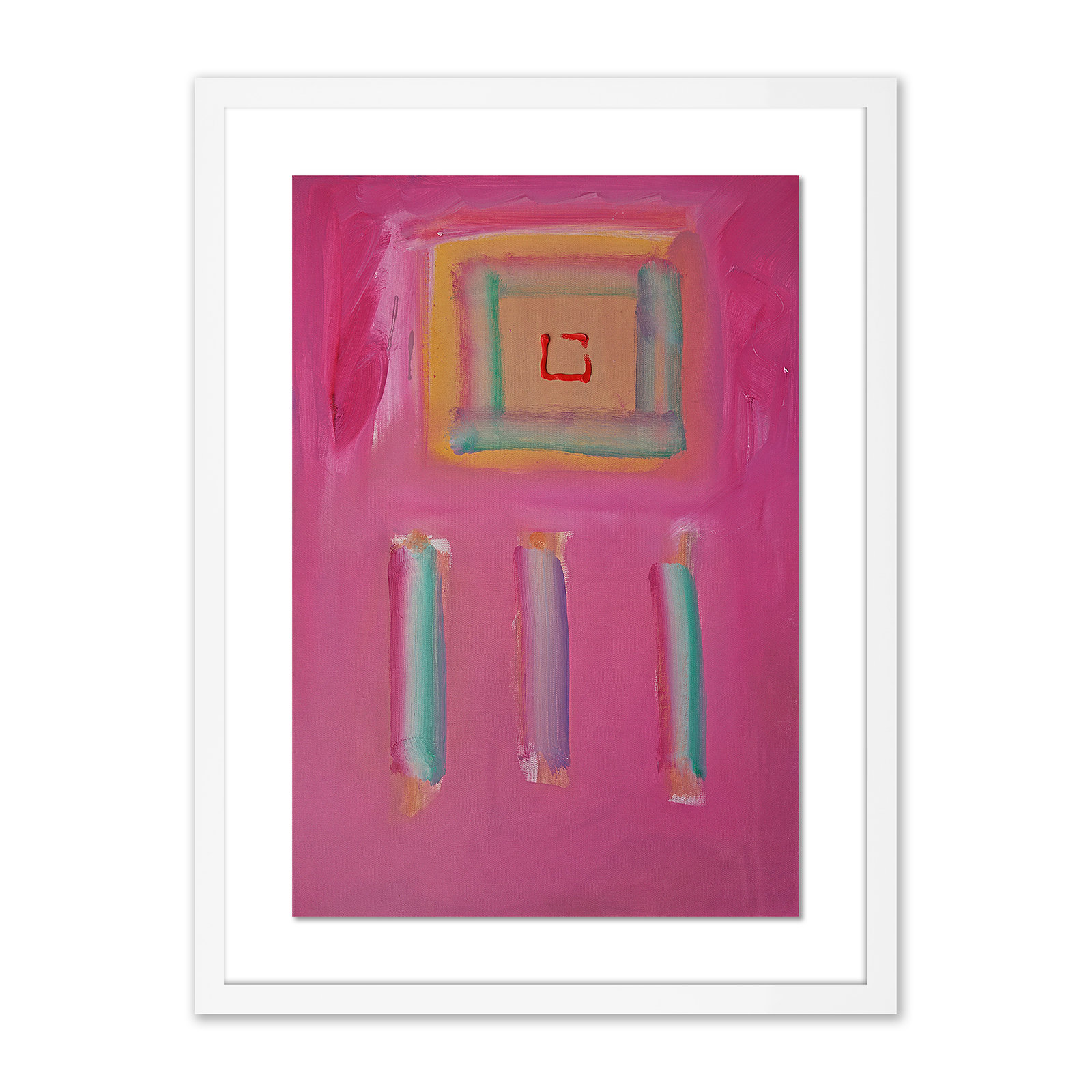 Four Hands Art Studio Pink Souk by Charles Stuart - Picture Frame ...