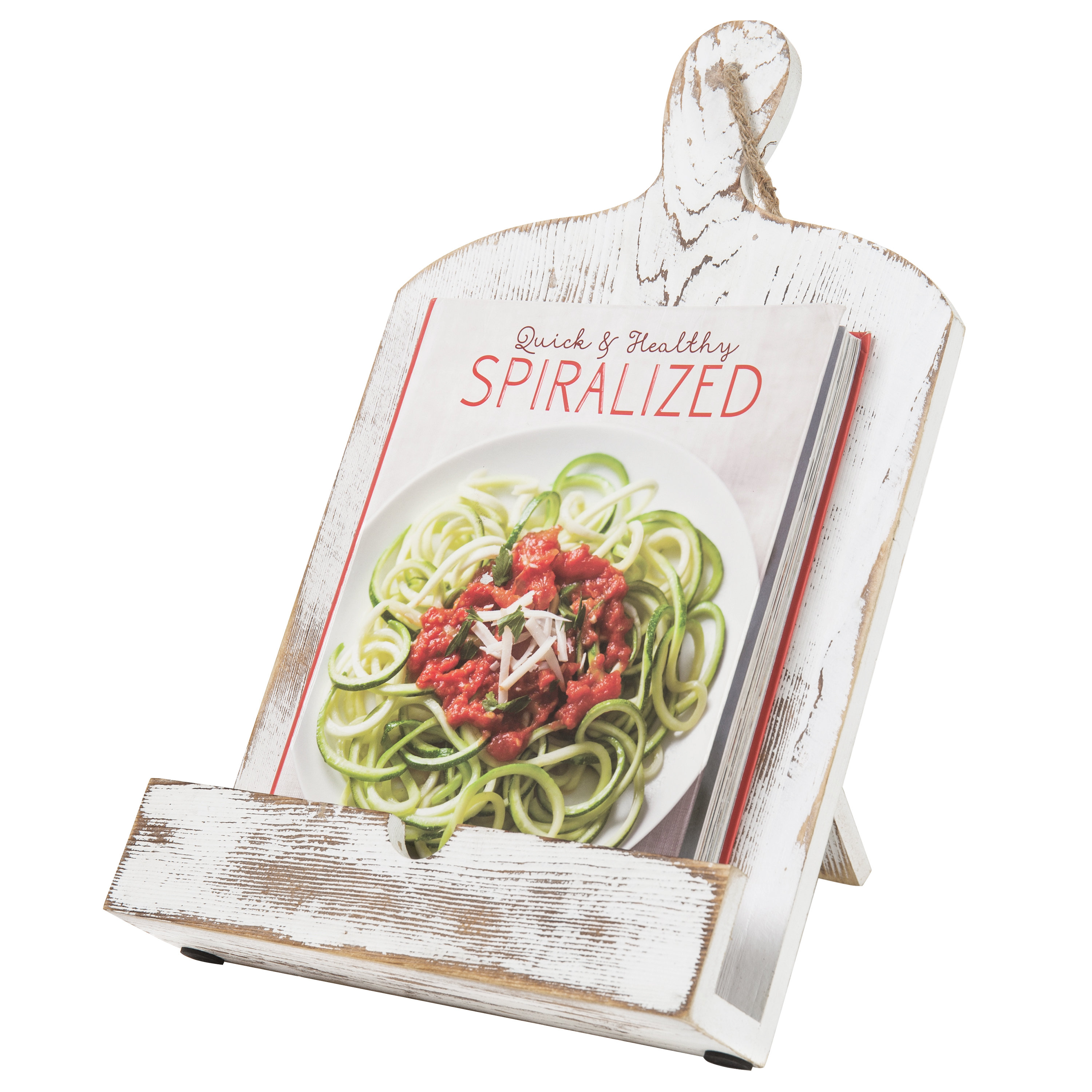 MyGift Rustic Wood Book Stand - Wayfair Canada