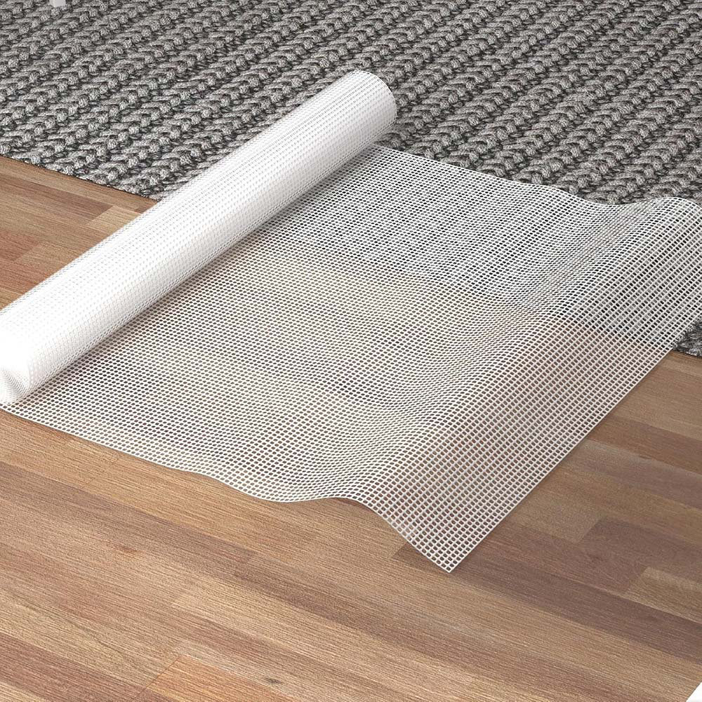 Symple Stuff Silicone Non-Slip Rug Pad, Anti Skid Thin Area Rug Pad ...