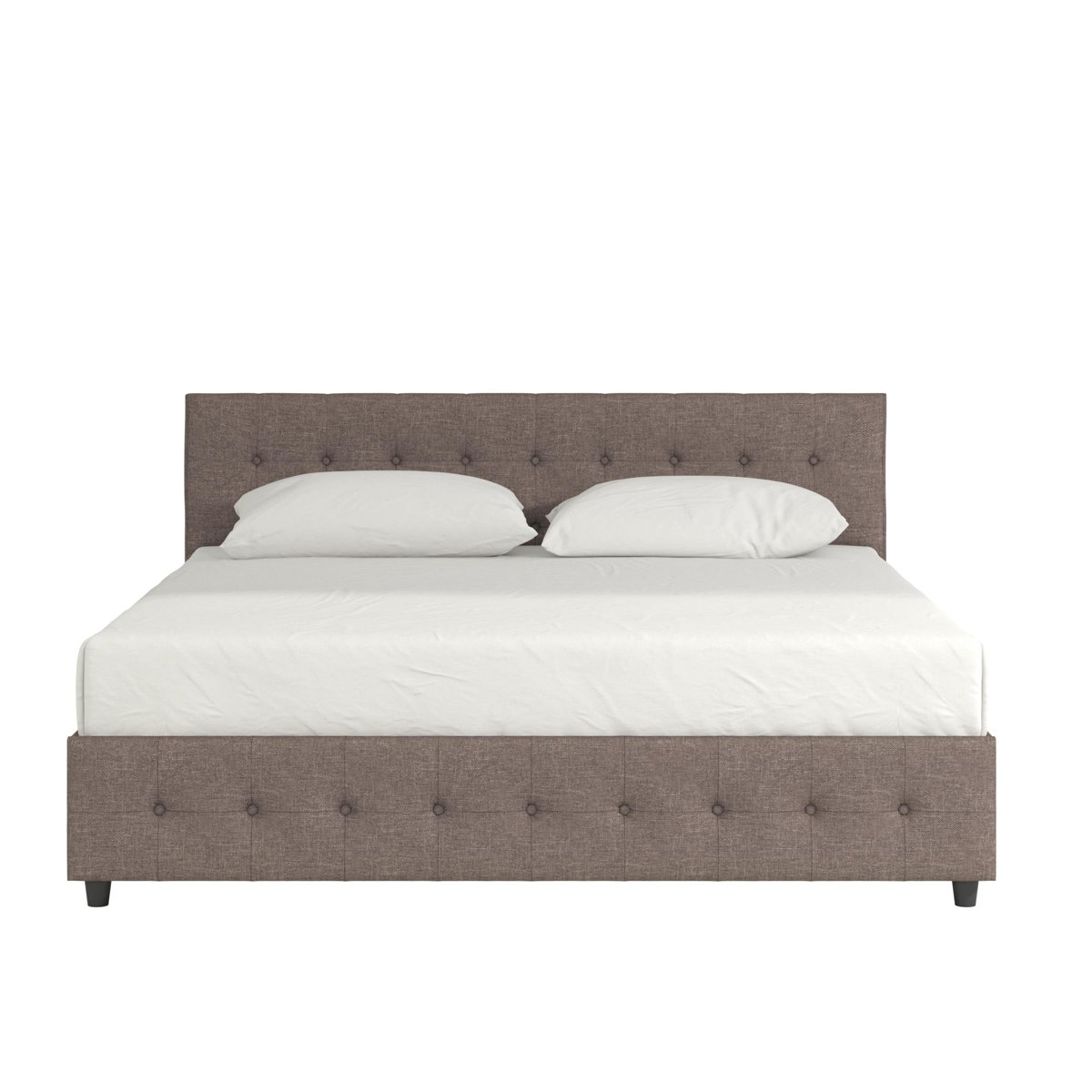 Brayden Studio® Morphis Solid Wood Tufted Upholstered Storage Platform ...