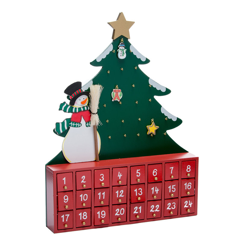 Kurt Adler Snowman with Tree Advent Calendar & Reviews | Wayfair
