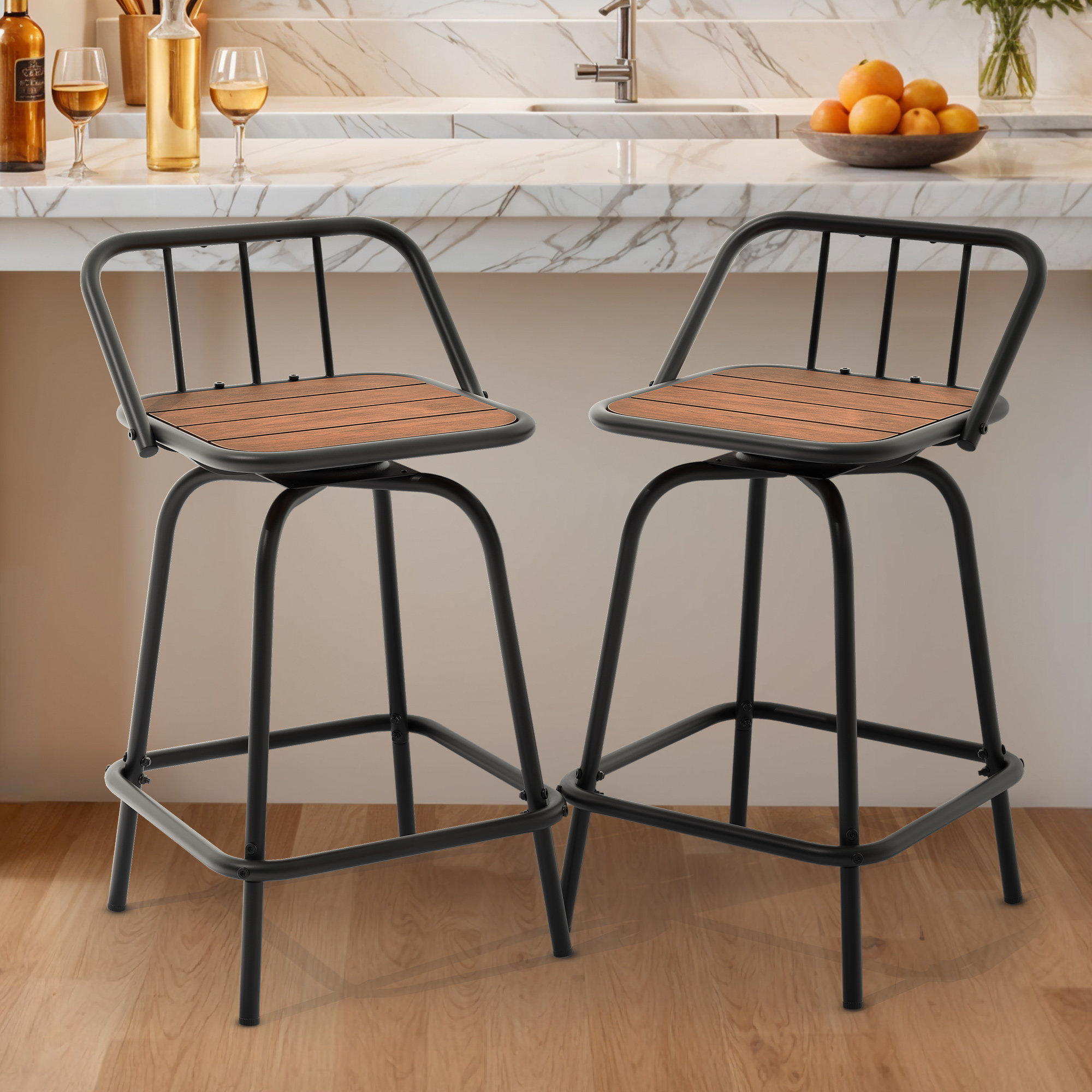 17 Stories Turnervale Outdoor 30'' Bar Stool | Wayfair