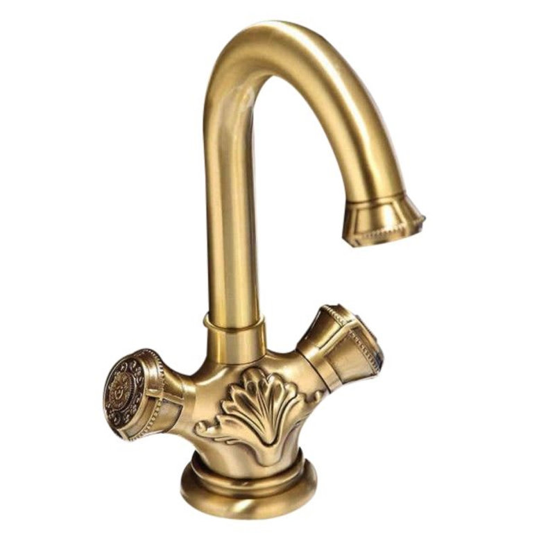 Juno Showers Denver Vintage Bronze Lavatory Faucet – Antique Sculpture ...