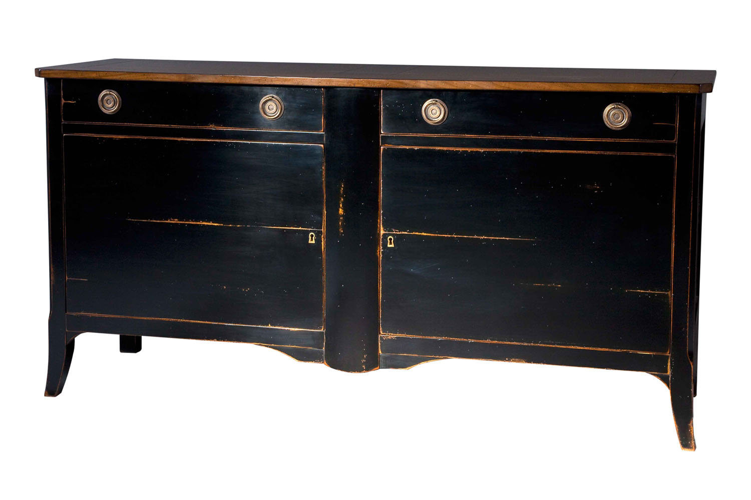 Michel Ferrand Vendome 69.7" Wide 2 Drawer Wood Sideboard | Wayfair