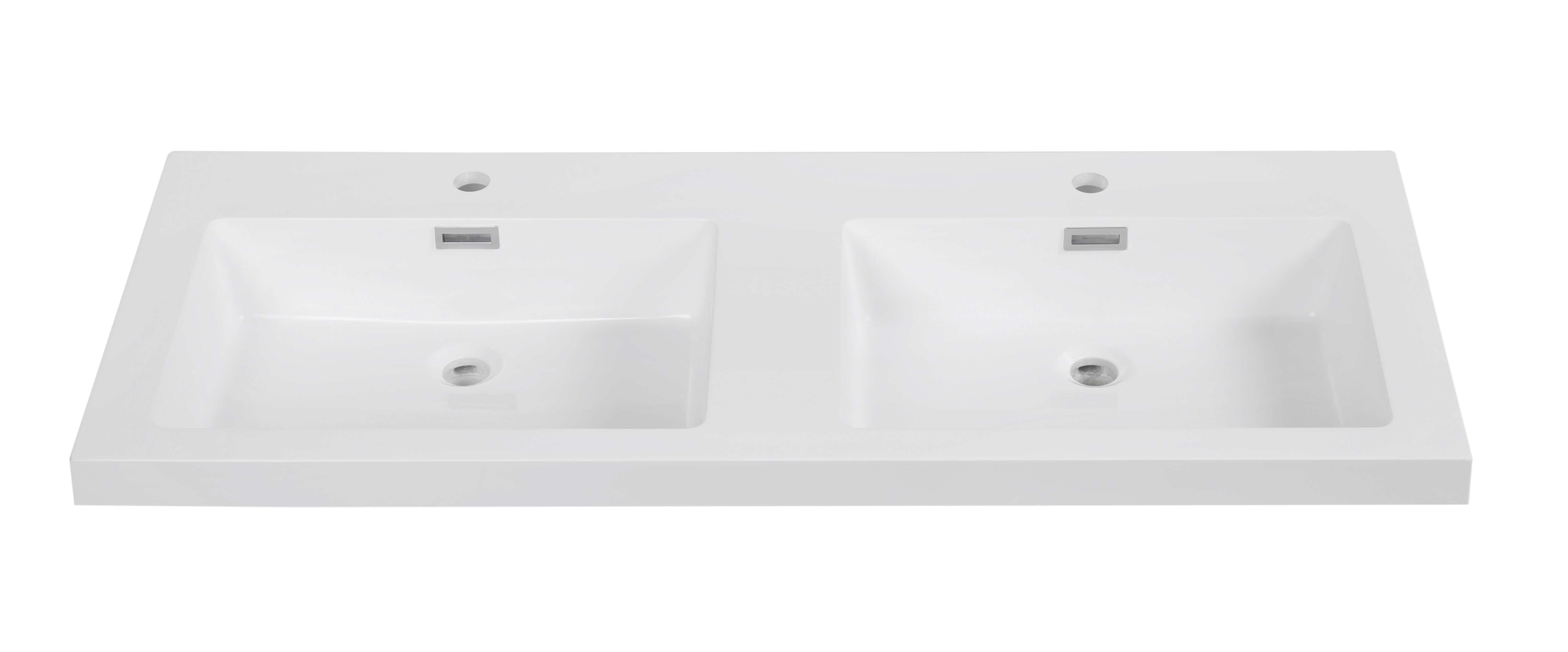 Streamline Bath 47.2" Solid Surface Resin Streamline Vanity Top ...