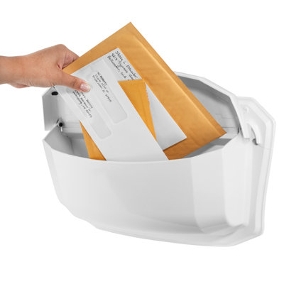 Architectural Mailboxes Villa Steel Wall Mounted Mailbox & Reviews ...