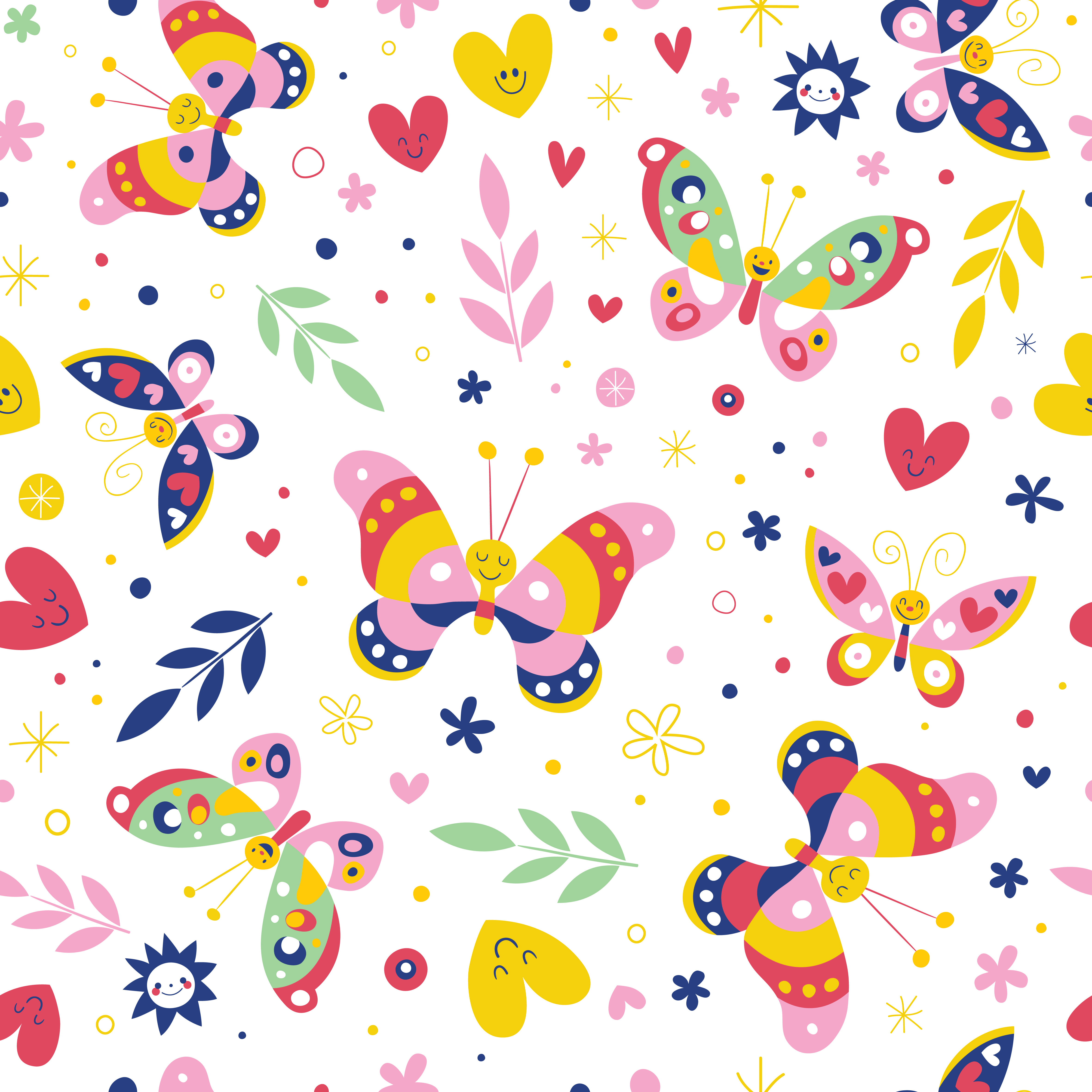 Rosalind Wheeler Addylynn Butterflies Seamless Pattern by Alias-Ching ...