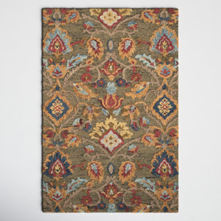 Green Wool Area Rugs You'll Love | Wayfair