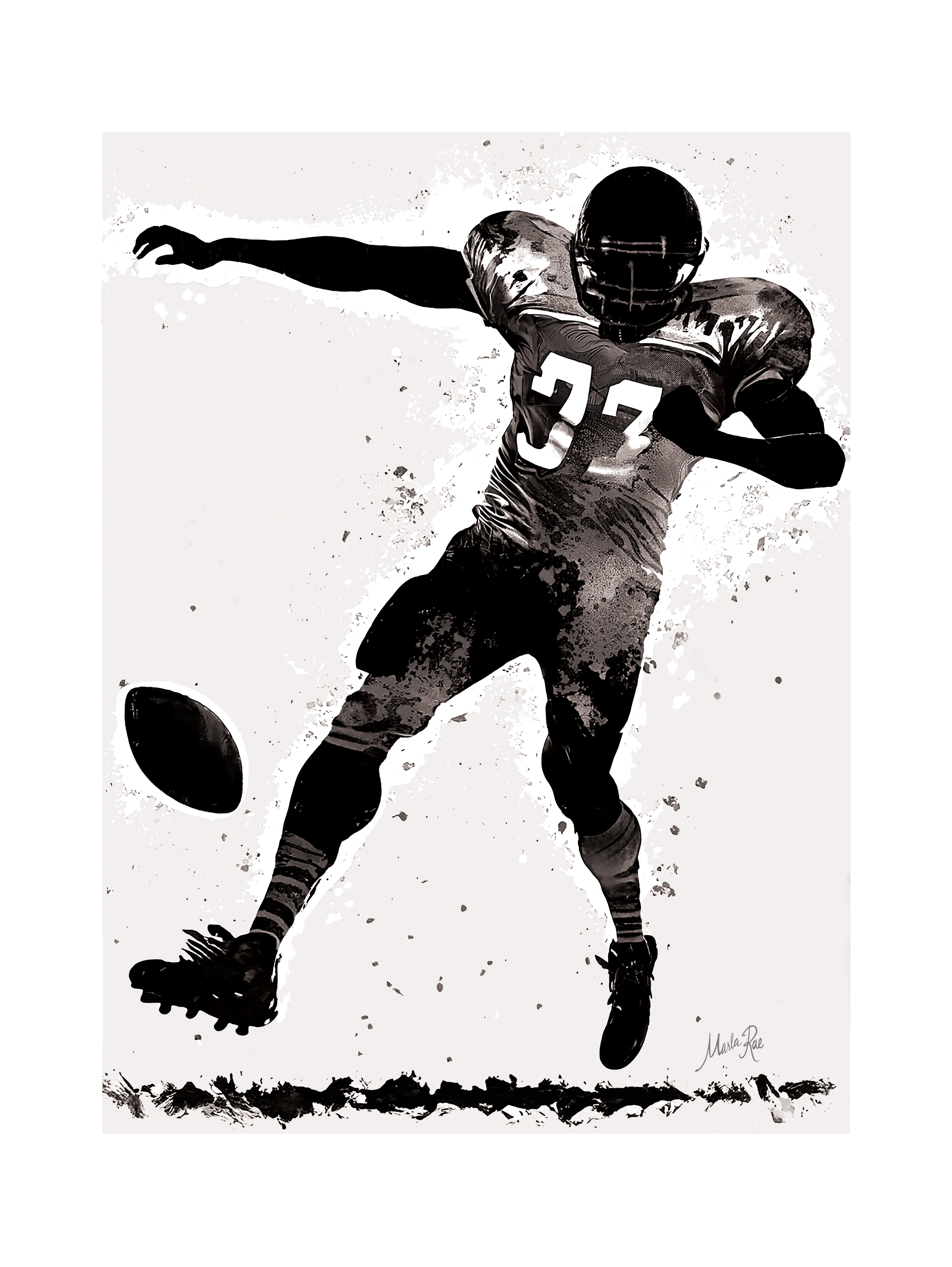 Winston Porter Football Player by Marla Rae | Wayfair