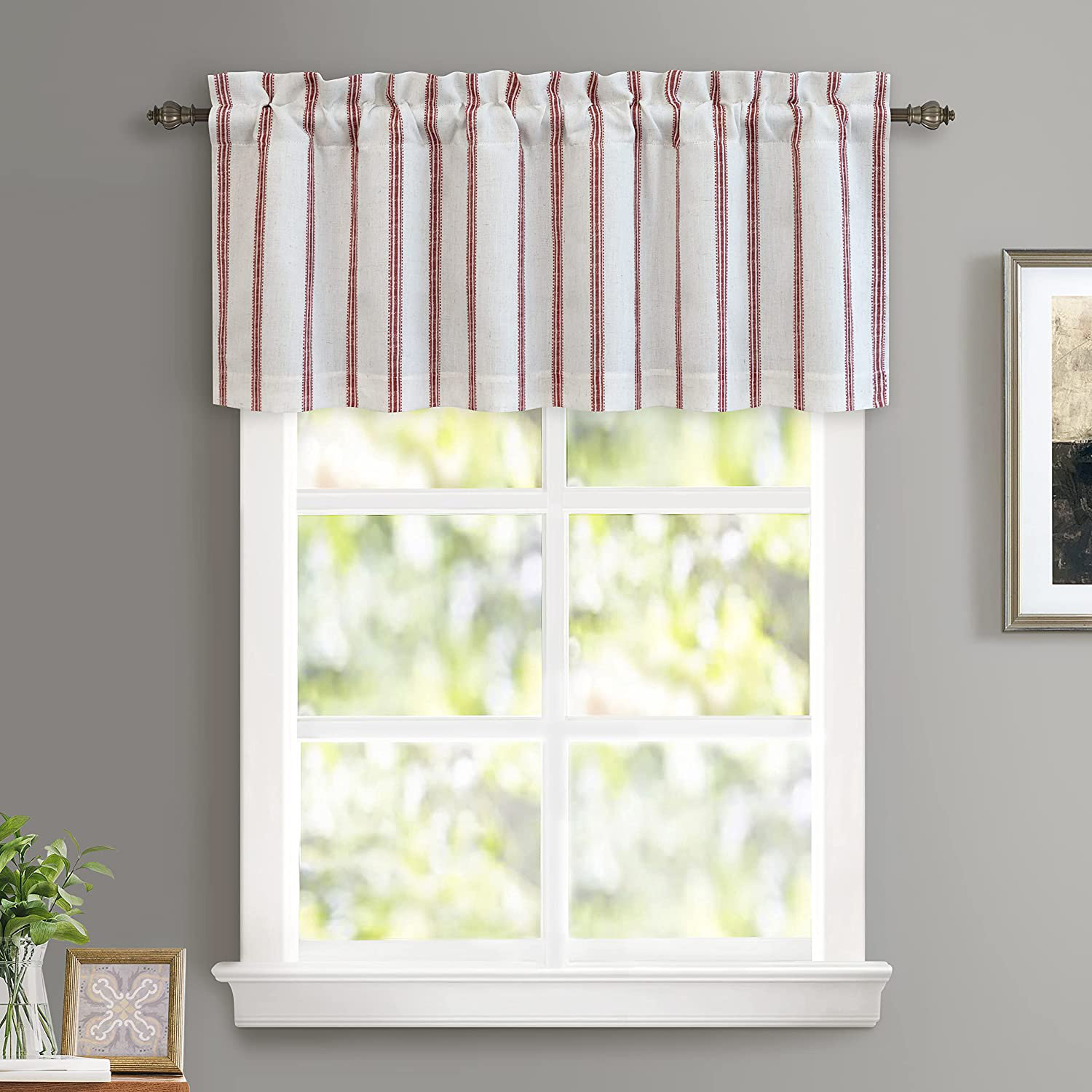 Laurel Foundry Modern Farmhouse Mudge Farmhouse Striped Linen Double ...