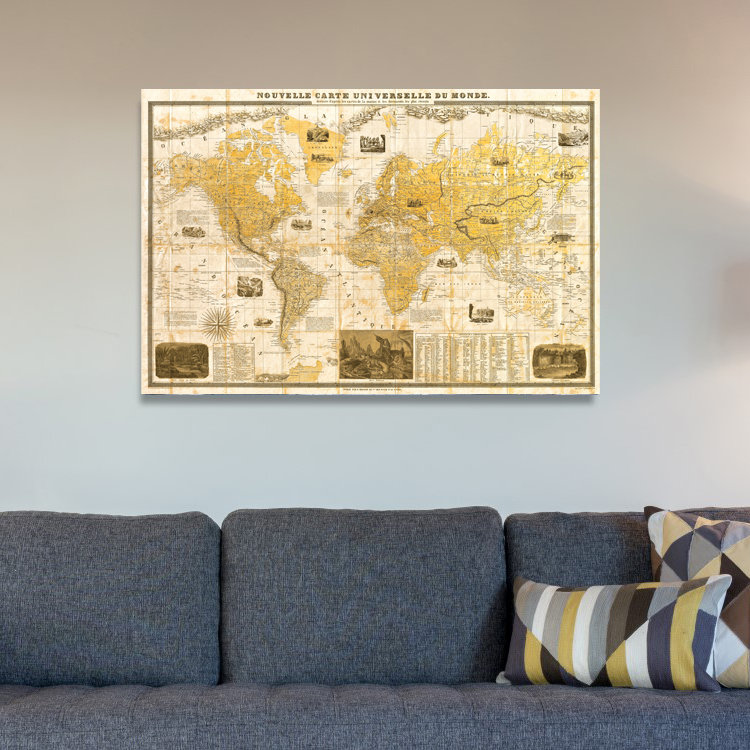 Alcott Hill® Sai - Nouvelle Arte Universelle Du Monde - Wrapped Canvas ...