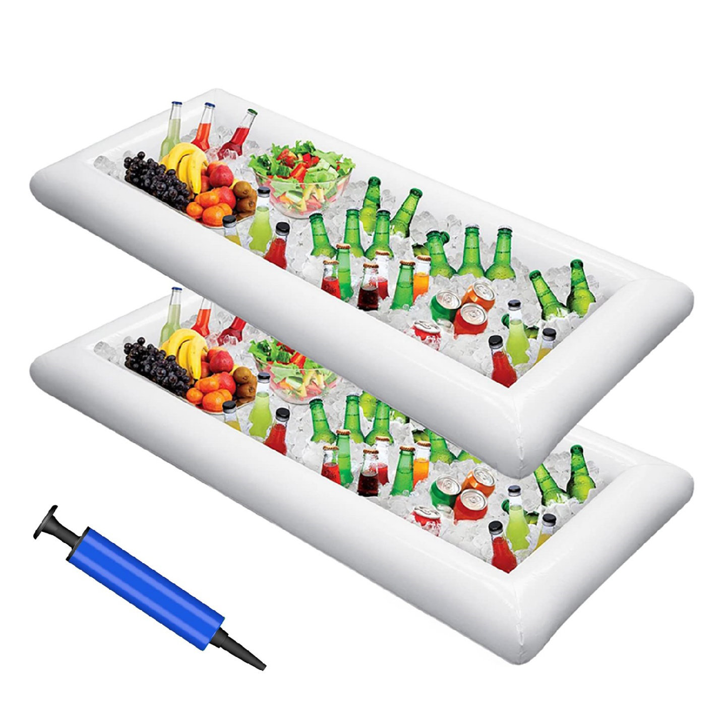 Dakota Fields Inflatable Serving Bars Ice Buffet Salad Serving Trays ...