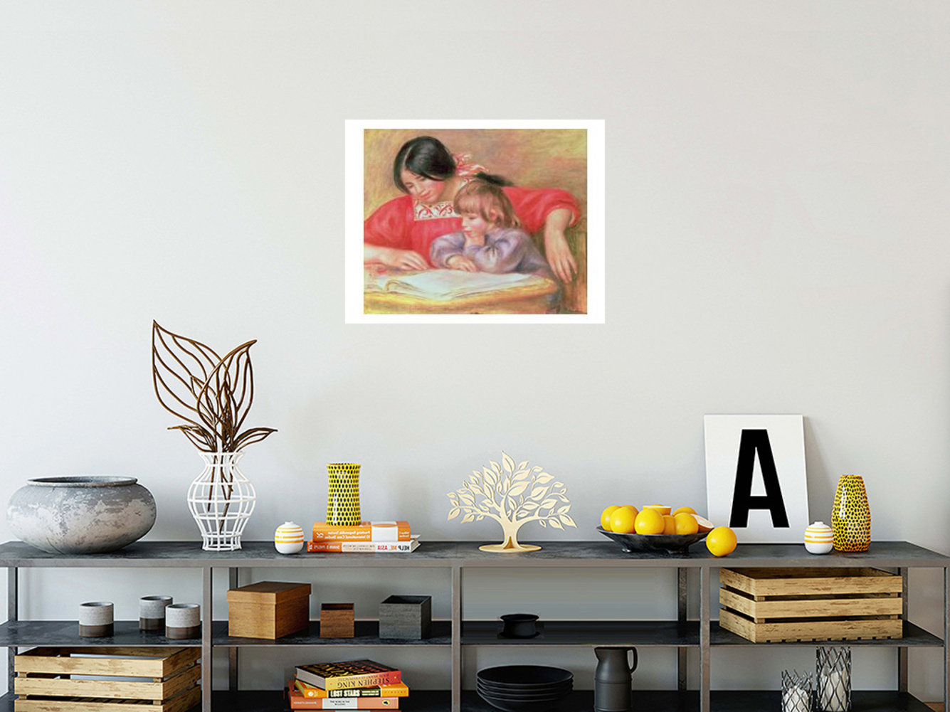 1000Museums Leontine and Coco by Pierre-Auguste Renoir - Giclee Print ...