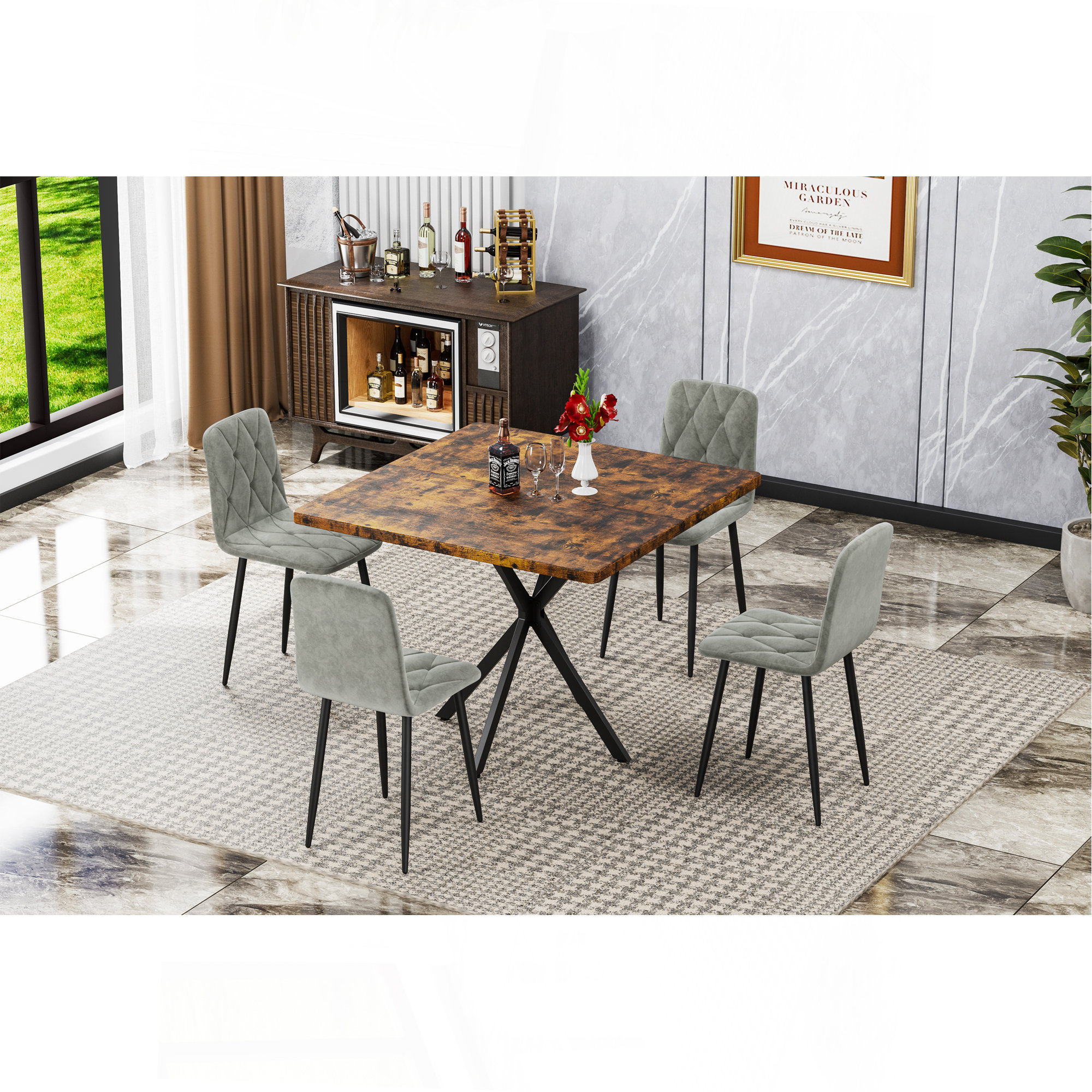Latitude Run® Square Dining Table - Wayfair Canada