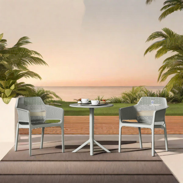 Latitude Run® Maarya 2 - Person All Weather 23.6'' L Outdoor Bistro Set ...