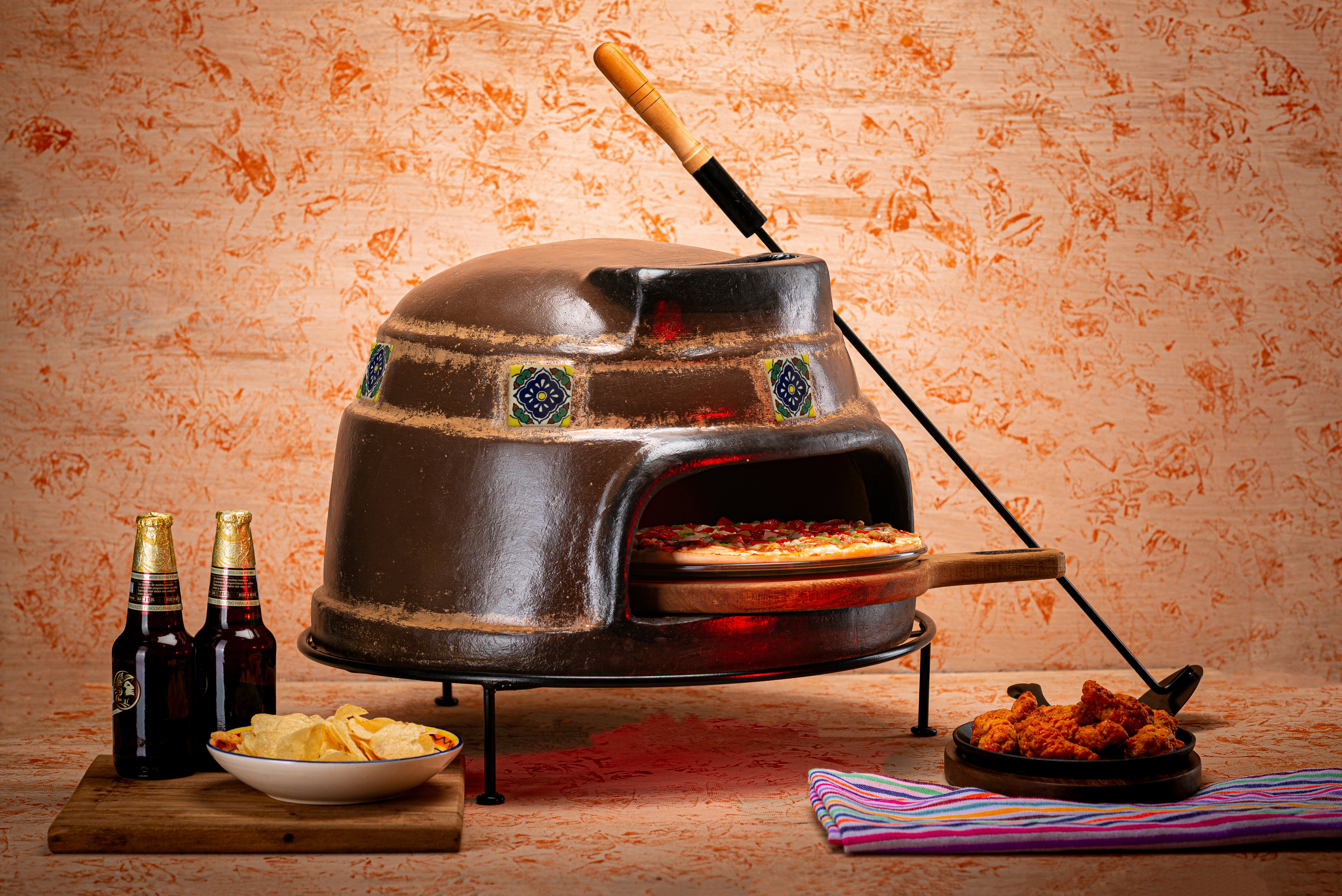 how to make pizza oven clay