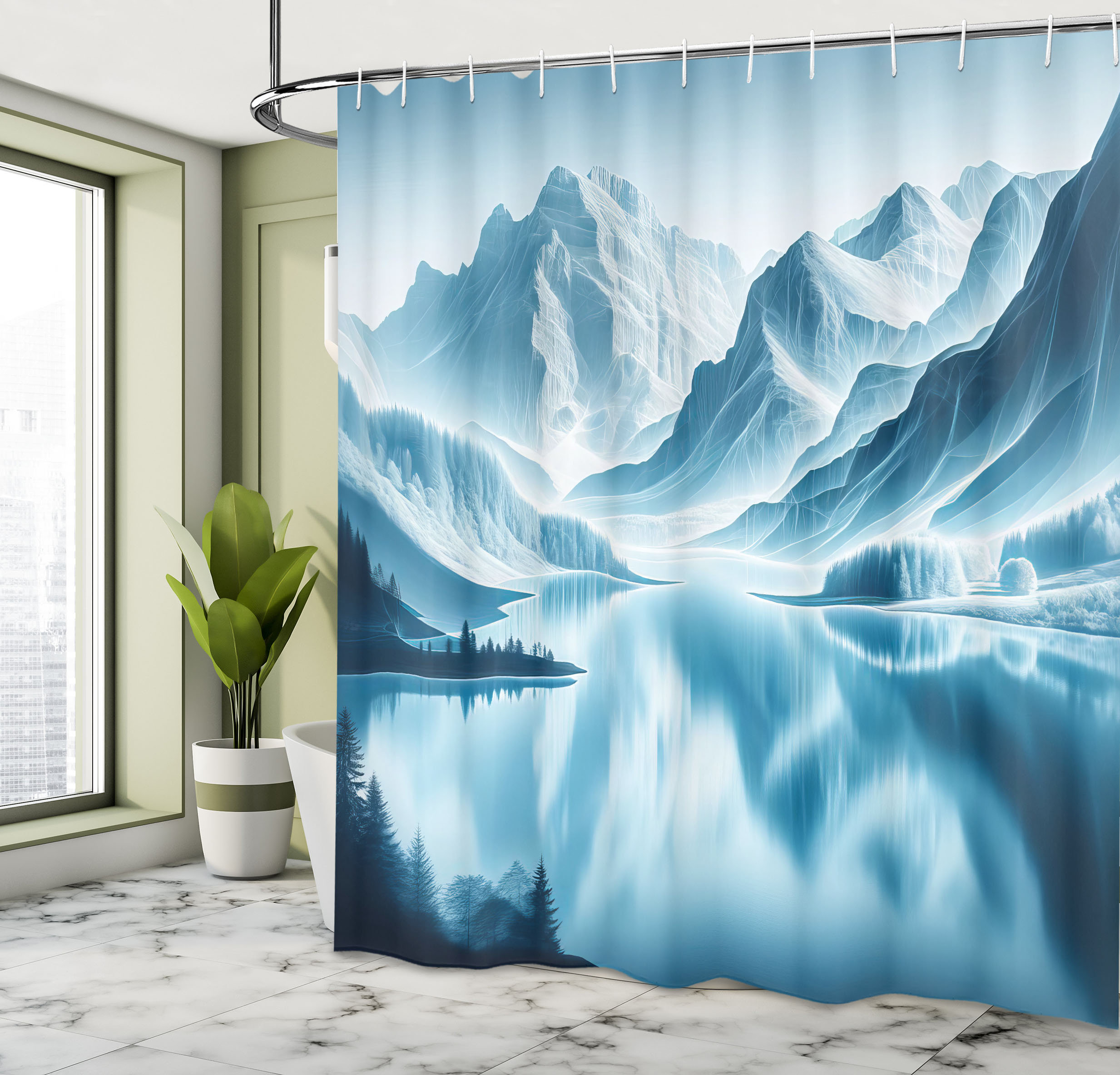 Lake Shower Curtain