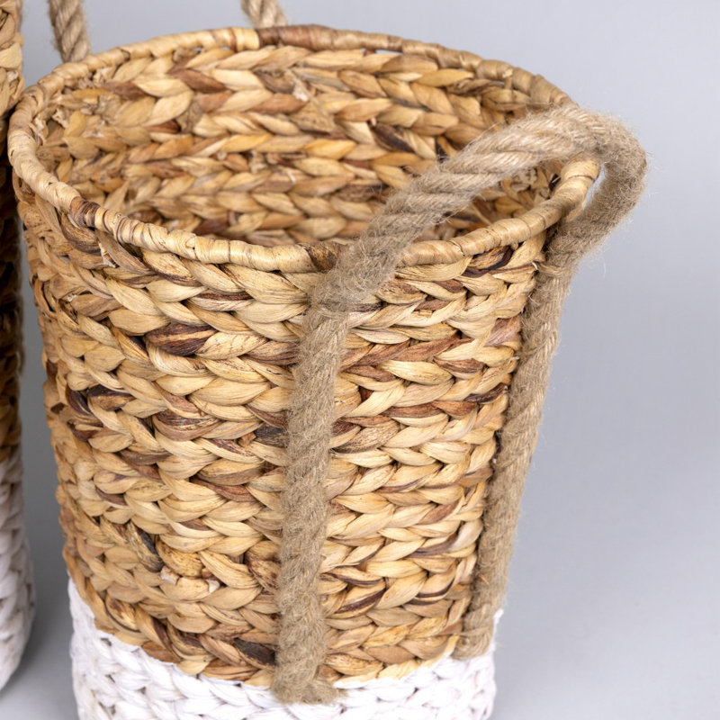 HomeRoots Wicker Bucket | Wayfair