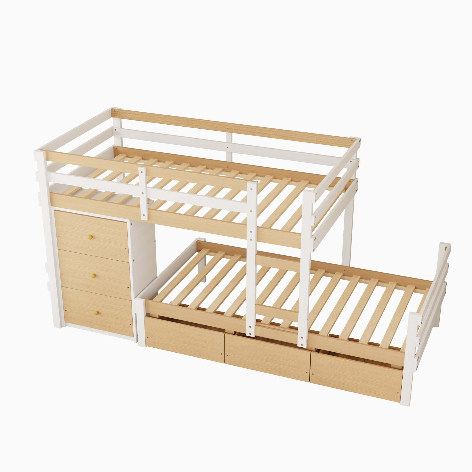 Red Barrel Studio Fleetwood Twin Solid Wood Storage Platform Bed ...