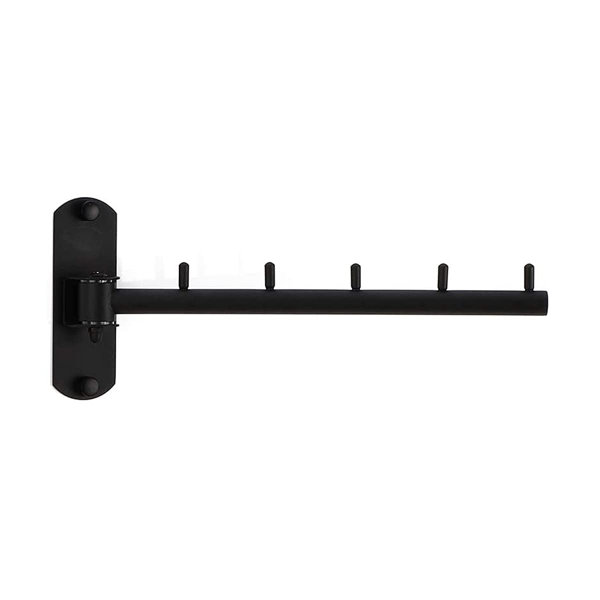 Rebrilliant Folding Wall Mounted Clothes Hanger Rack With Swing Arm ...
