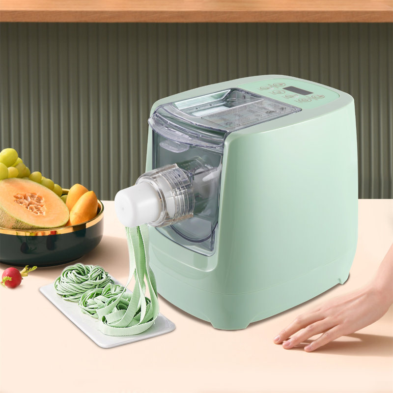 YINXIER Green Electric Pasta Noodle Maker Automatic Pasta Machine With ...