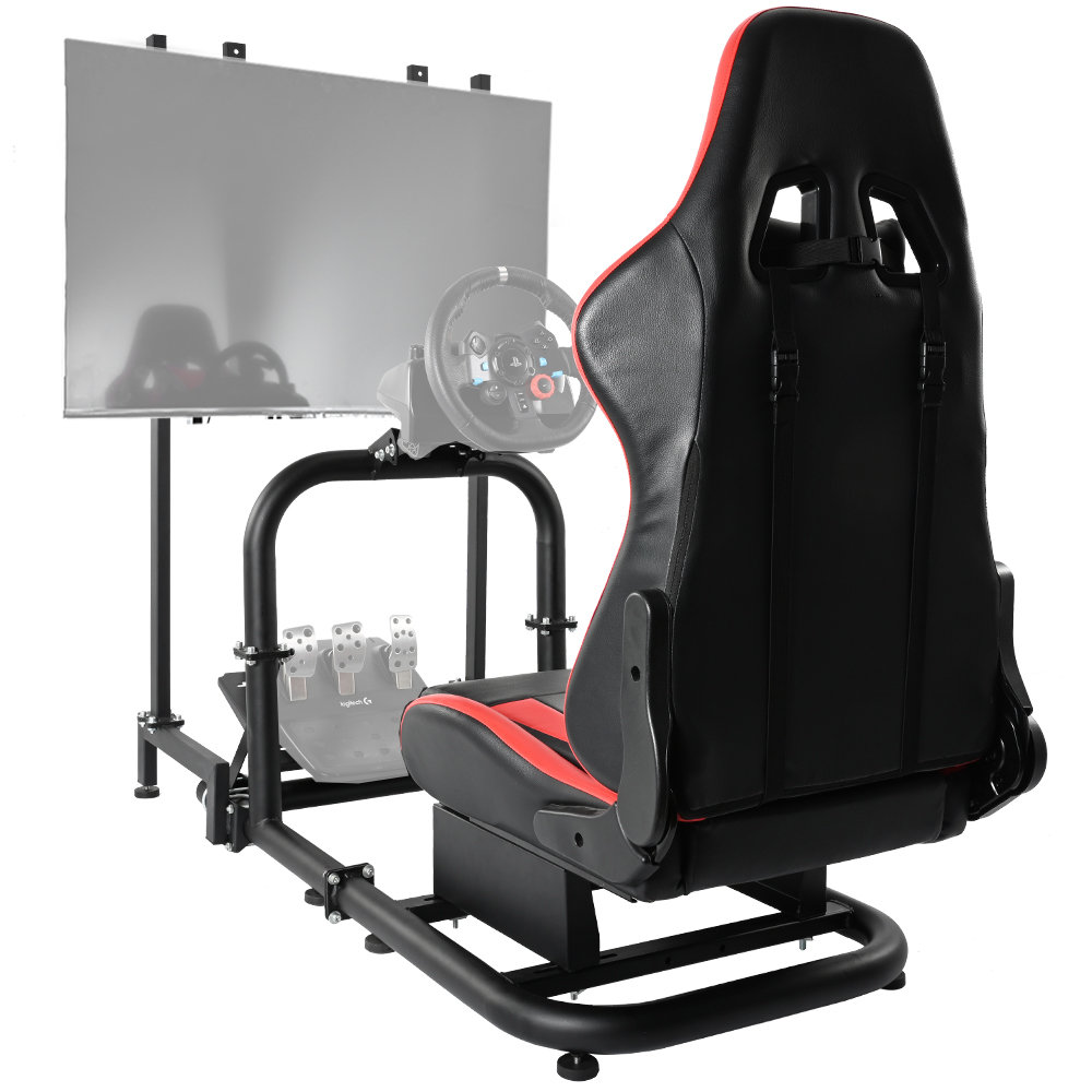 Anman G920 Sim Racing Cockpit with Seat and TV Stand Fit Logitech ...