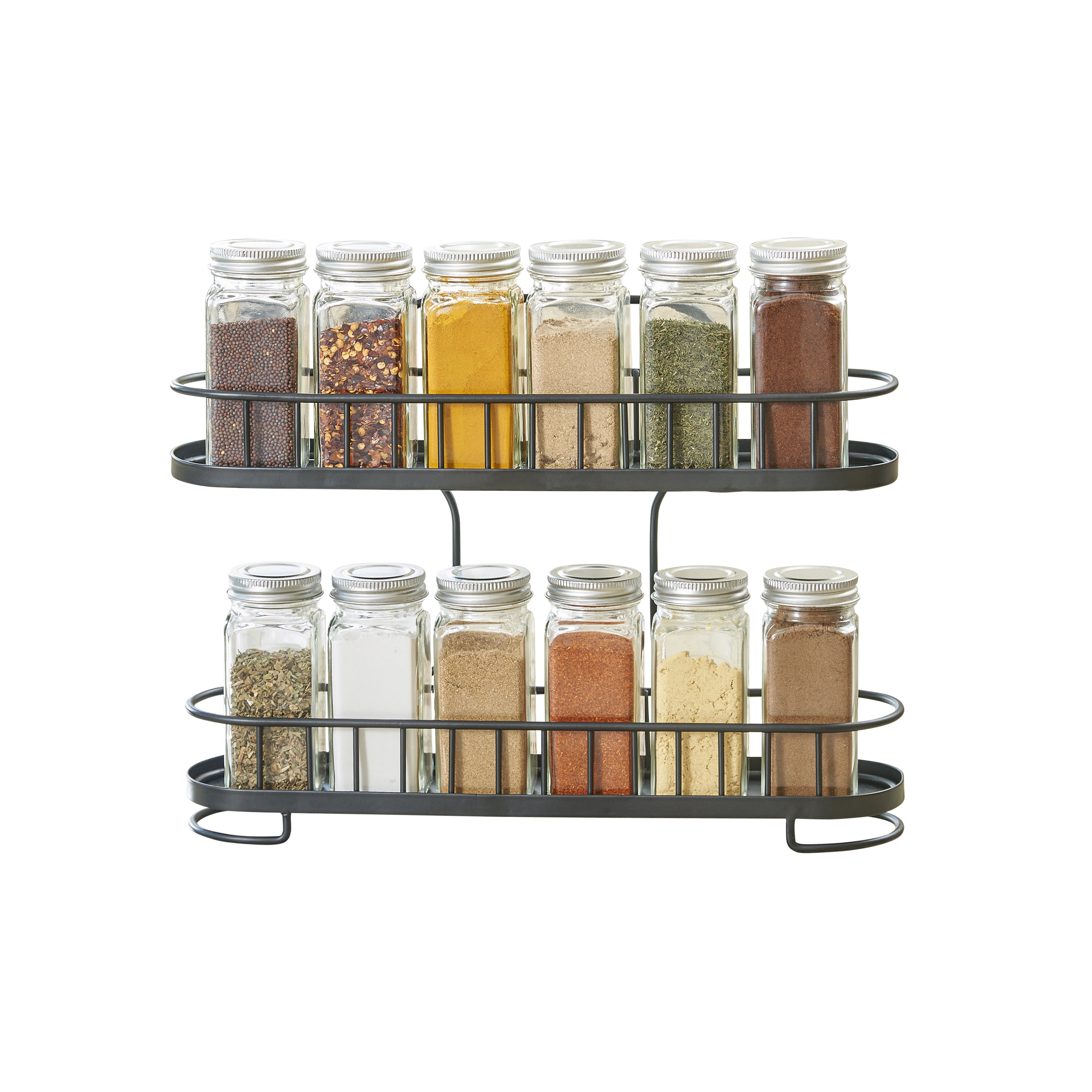 Prep & Savour 2-Tier Spice Rack & Reviews | Wayfair